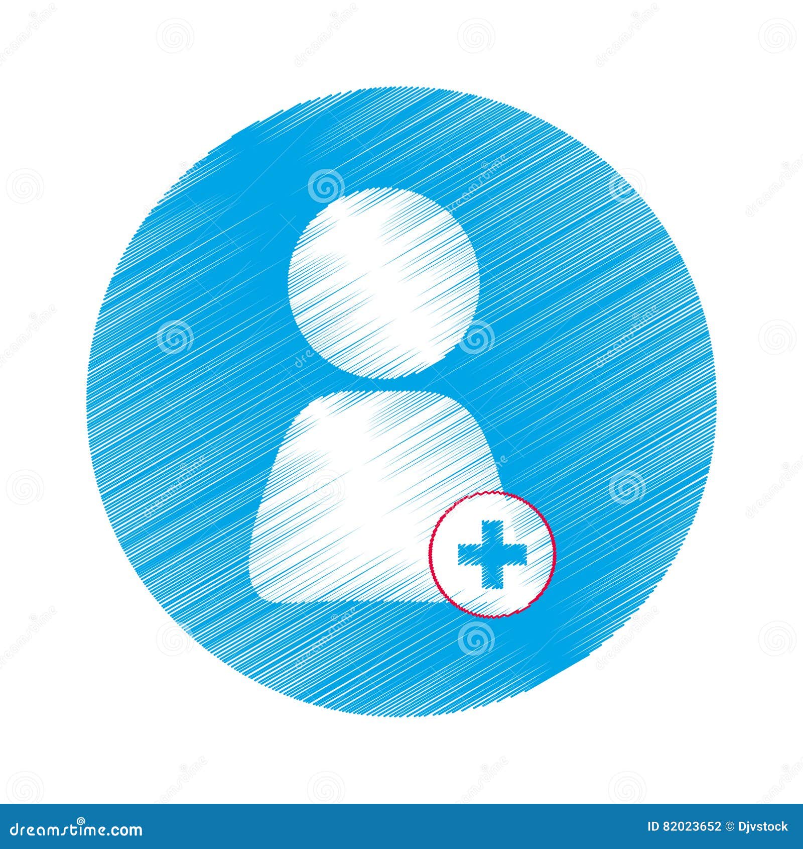 Add people symbol stock vector. Illustration of friend - 82023652