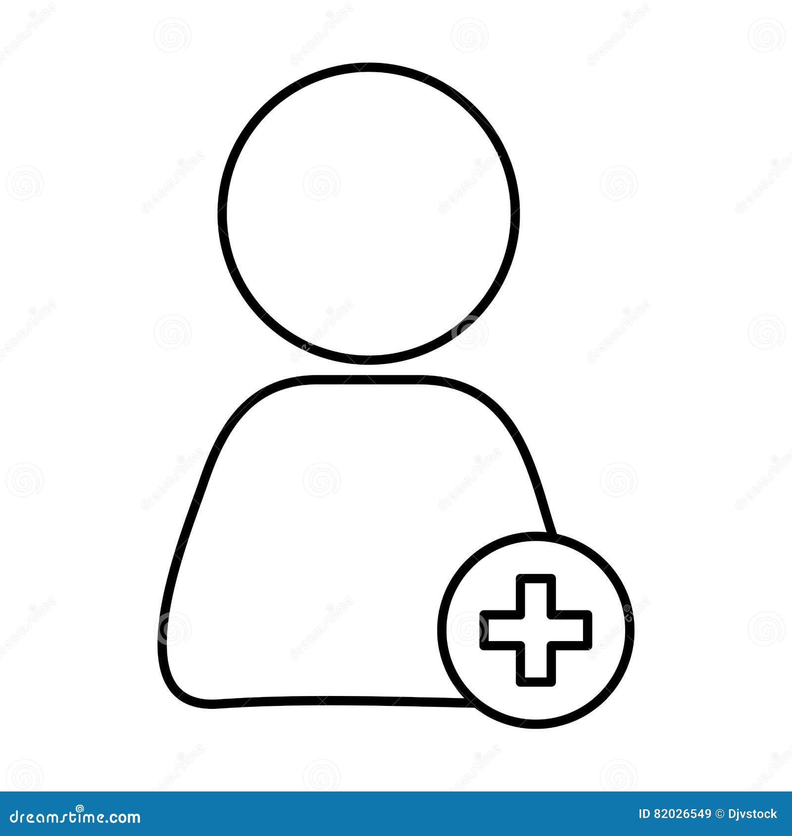 Add people symbol stock vector. Illustration of concept - 82026549