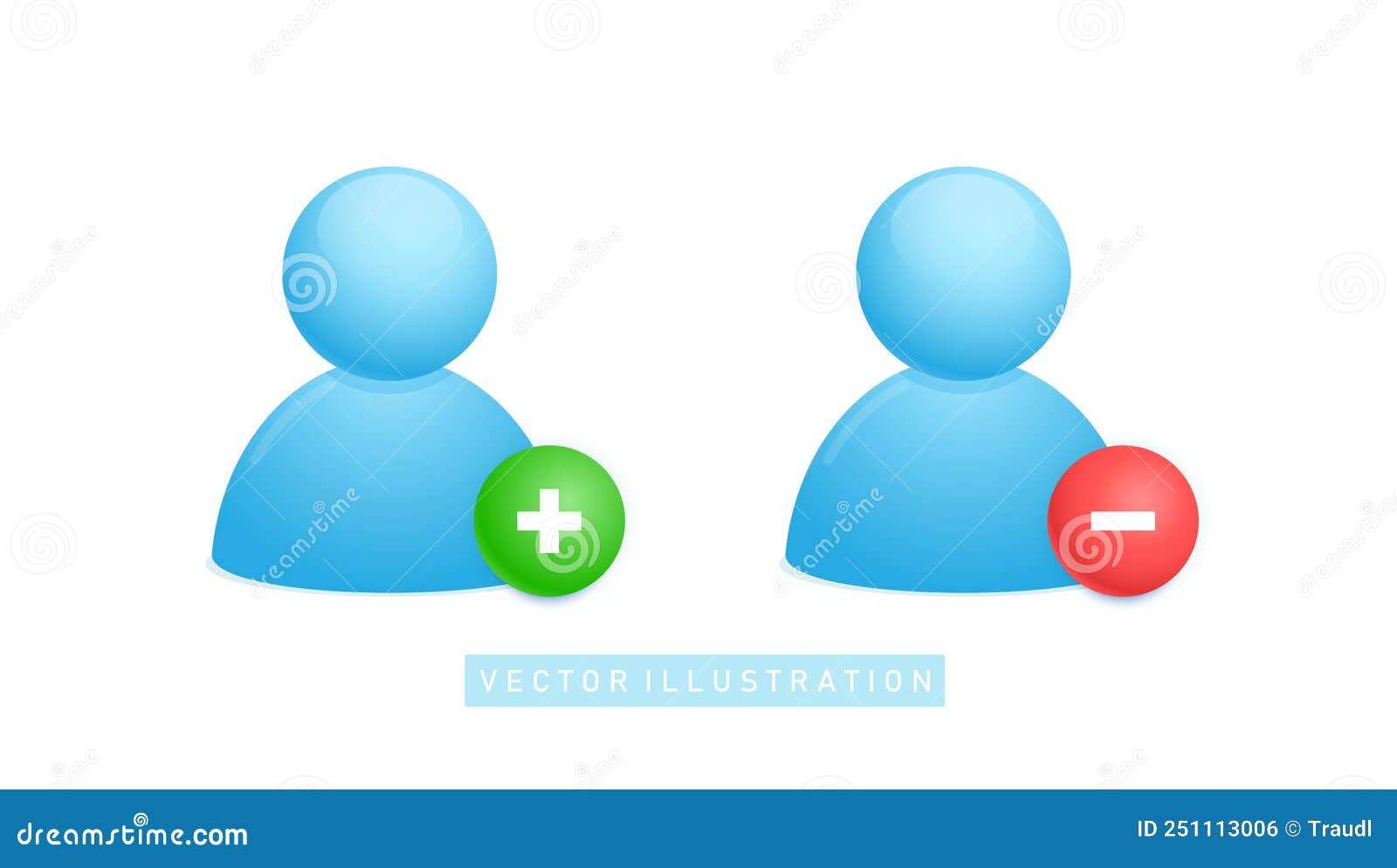 Add And Remove User Icon Set. Vector Illustration Of Profile Photo ... Add And Remove User Icon Set. Vector Illustration Of Profile Photo ...