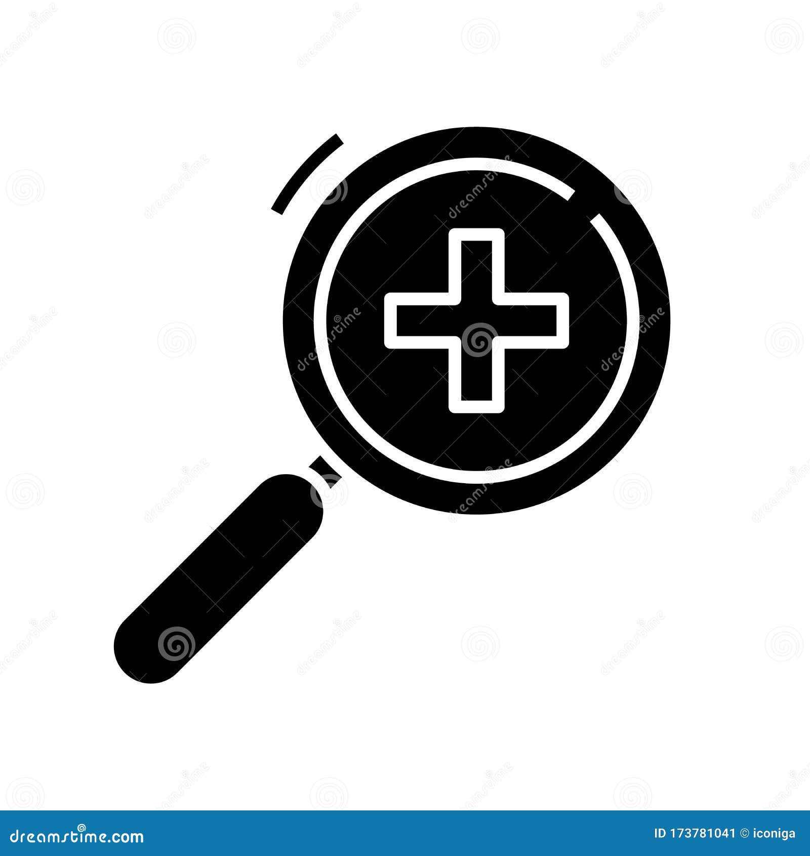 Add Something Black Icon, Concept Illustration, Vector Flat Symbol ...