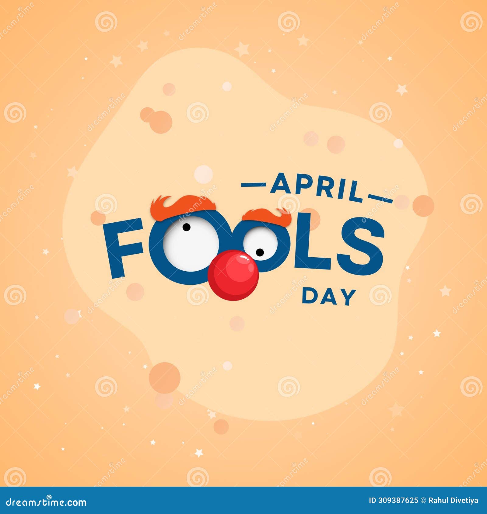 Vector Illustration of April Fools Day Stock Vector - Illustration of ...