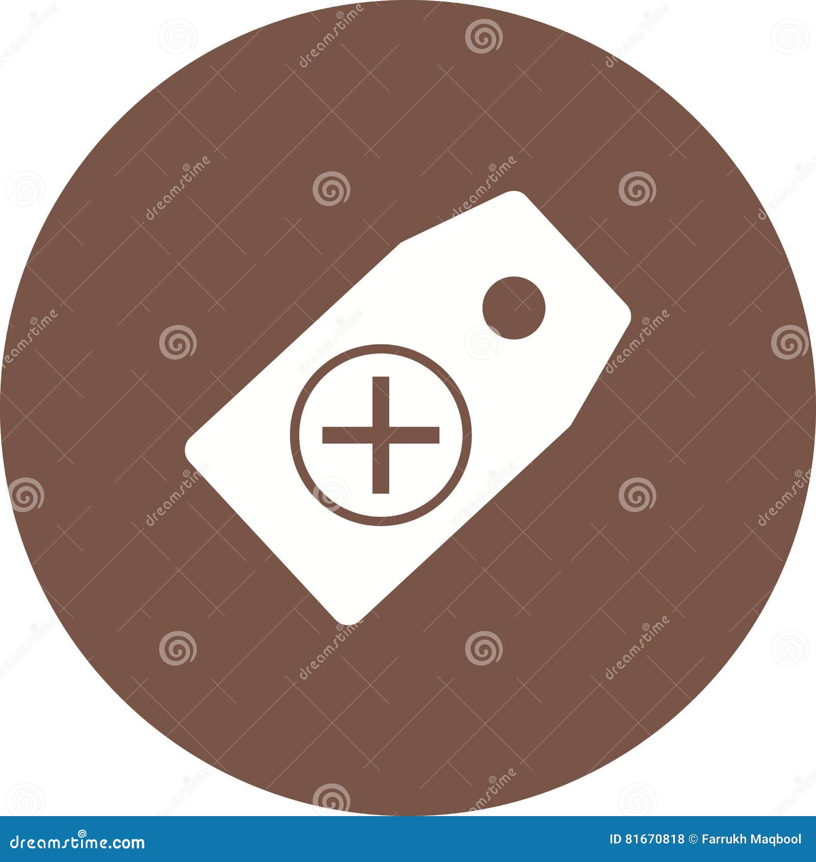 Add Tag stock vector. Illustration of identify, purchase - 81670818