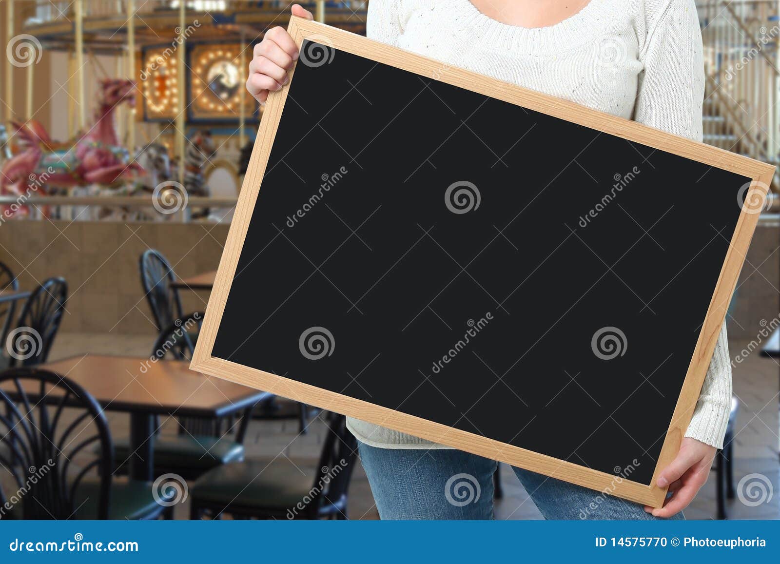 Add Text Blackboard stock photo. Image of advertising - 14575770