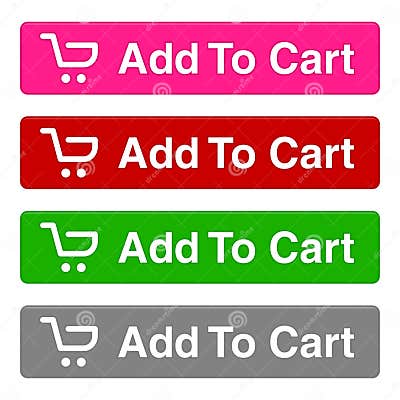 Add To Cart Buttons Icons Set. Shopping Logo. Stock Vector ...