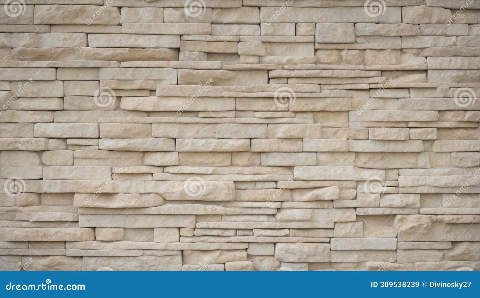 Seamless Limestone Wall Texture. AI Generation Stock Illustration ...