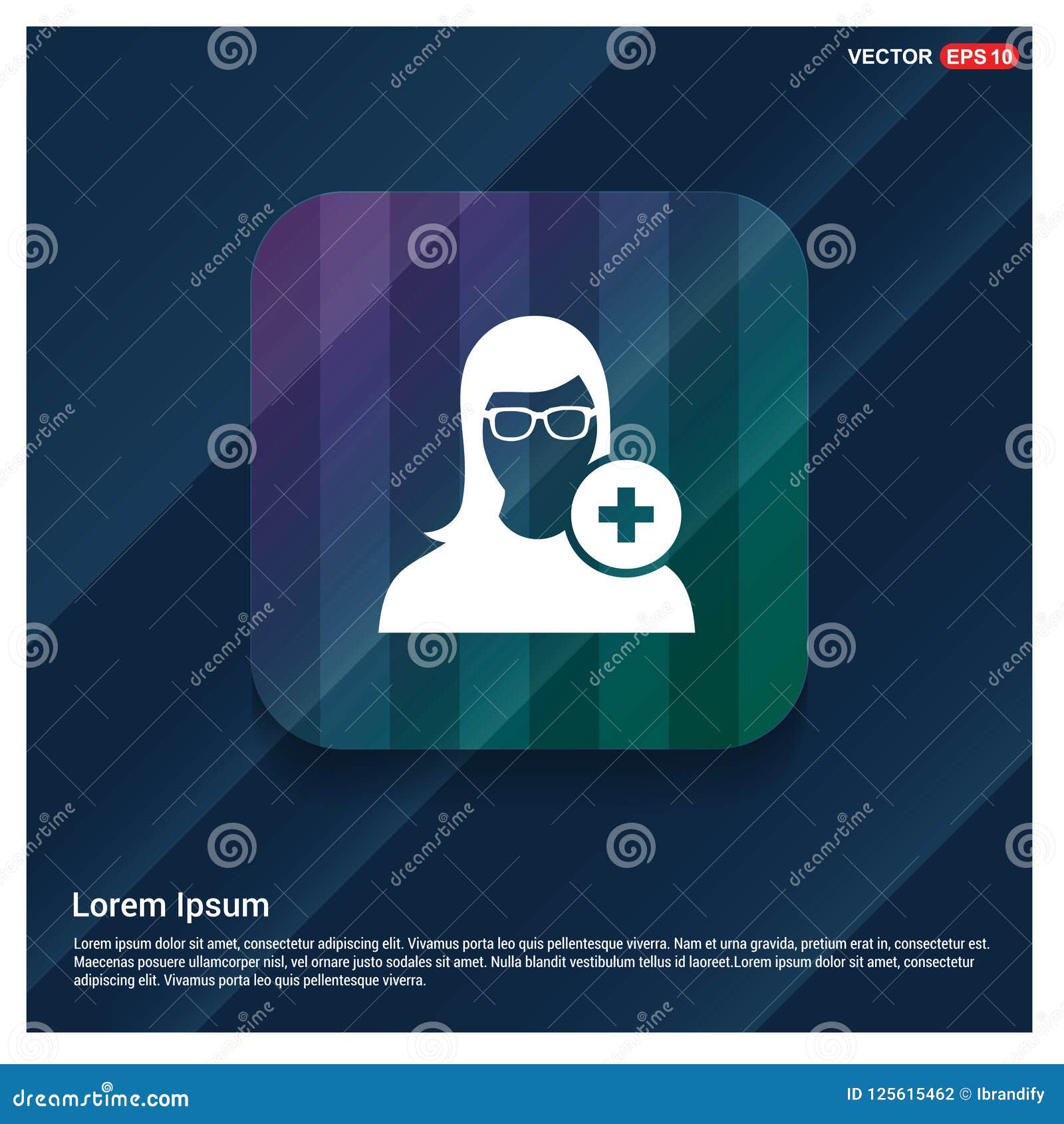 Add user icon stock vector. Illustration of vector, male - 125615462