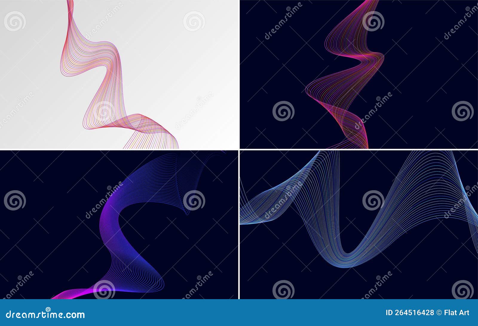 Add Visual Interest To Your Presentations with this Set of 4 Vector ...