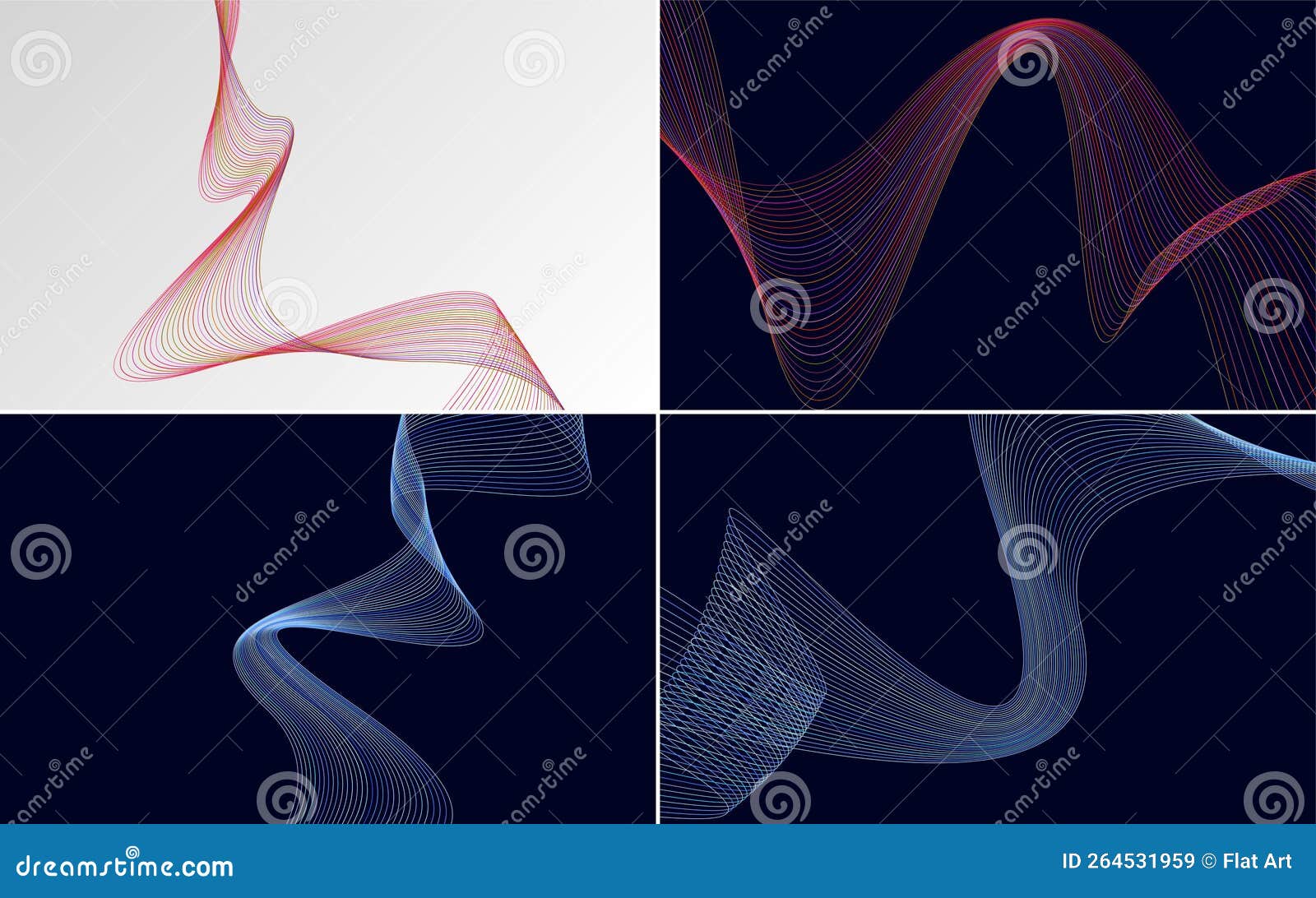 Add Visual Interest To Your Presentations with this Set of 4 Vector ...