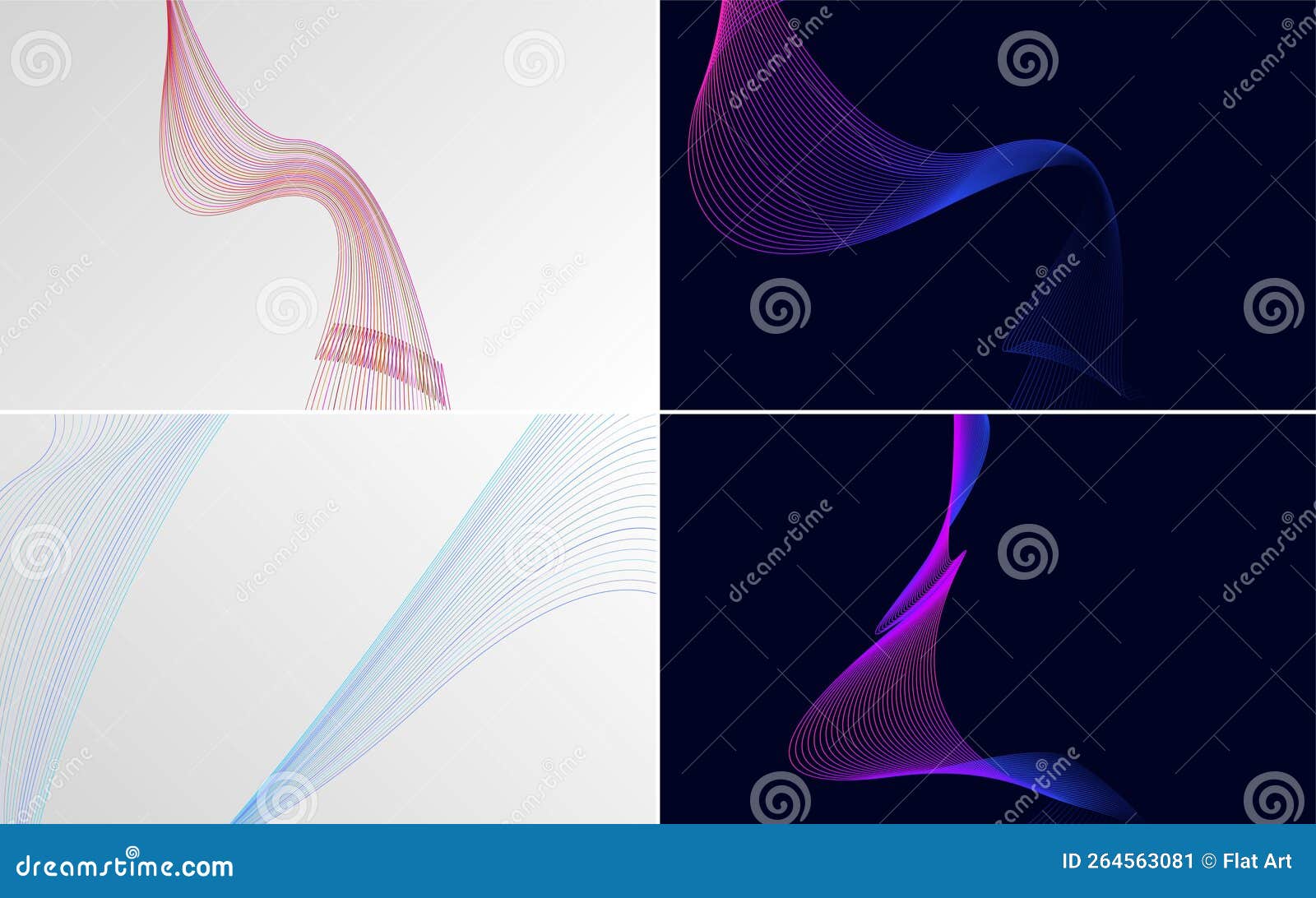 Add Visual Interest To Your Presentations with this Set of 4 Vector ...