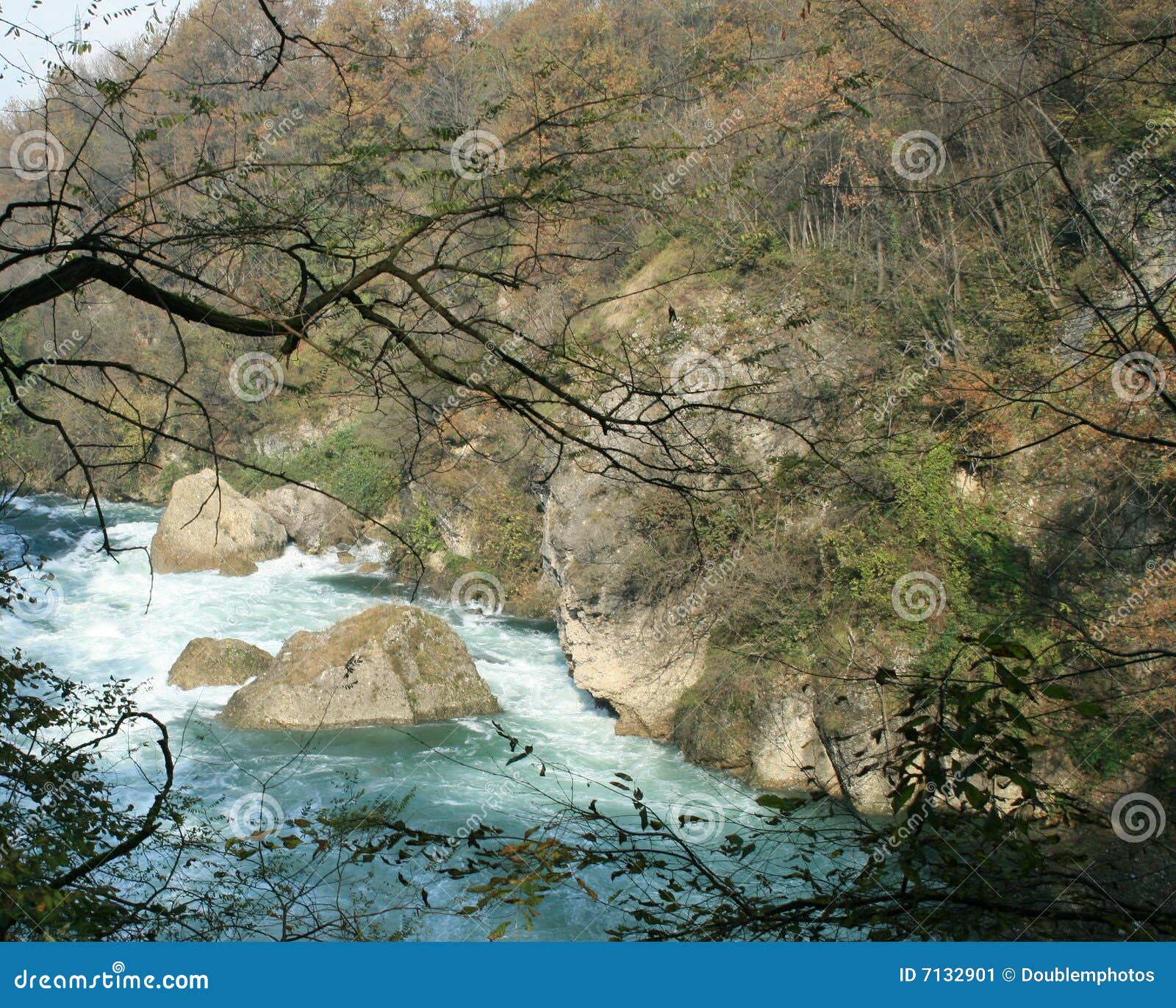 Adda river stock image. Image of foam, powerful, watercourse - 7132901