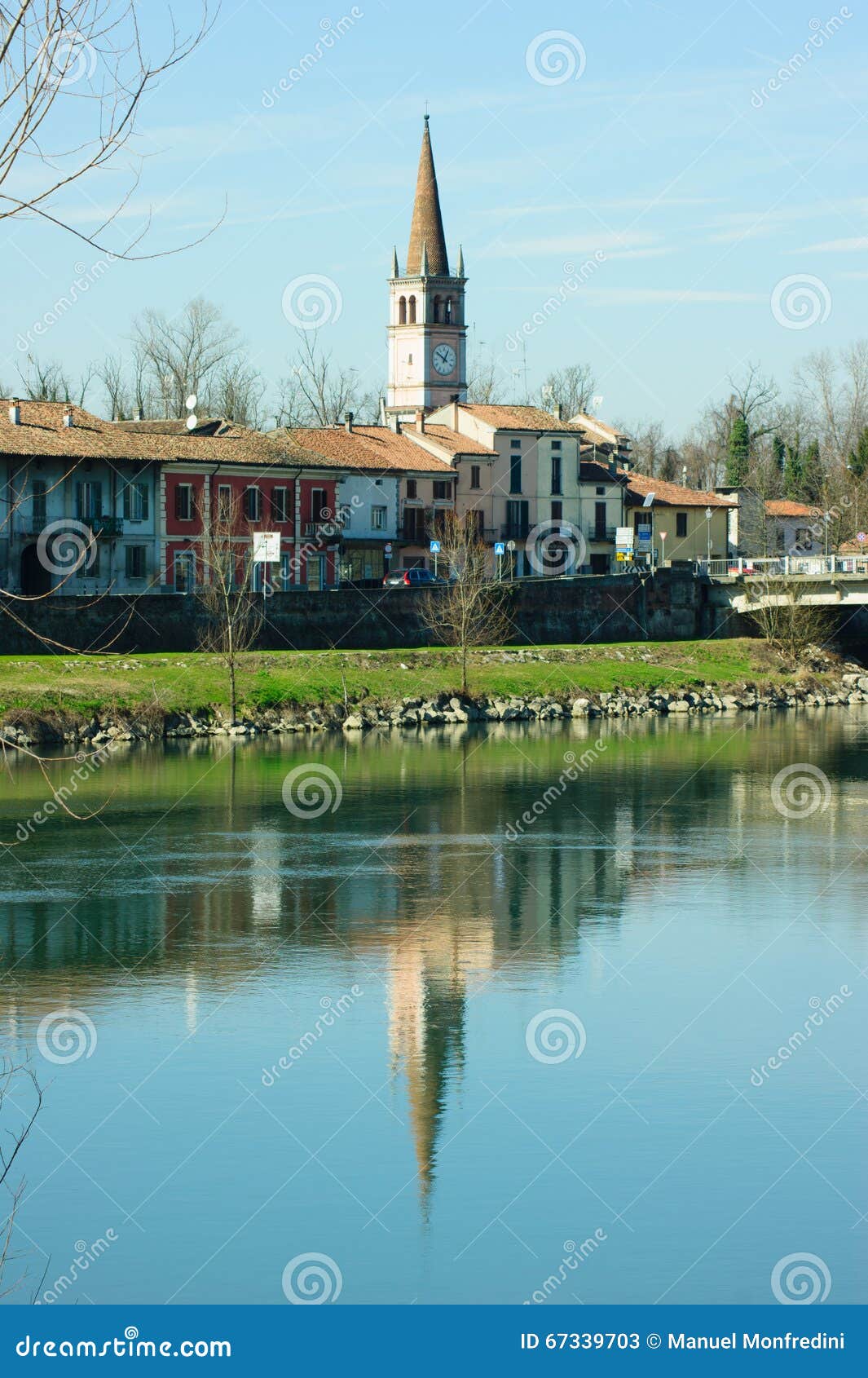 Adda stock image. Image of lodi, city, adda, cloud, guadiana - 67339703