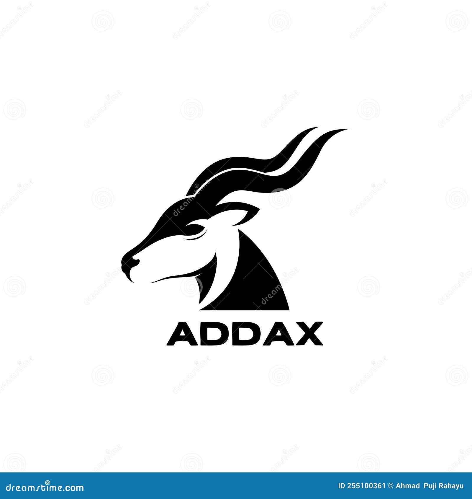 Addax Vector Illustration Logo Design | CartoonDealer.com #249774514