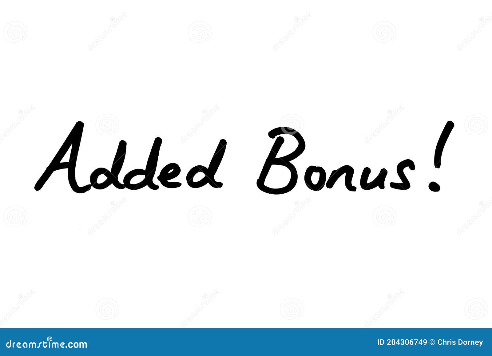 Added Bonus stock illustration. Illustration of background - 204306749