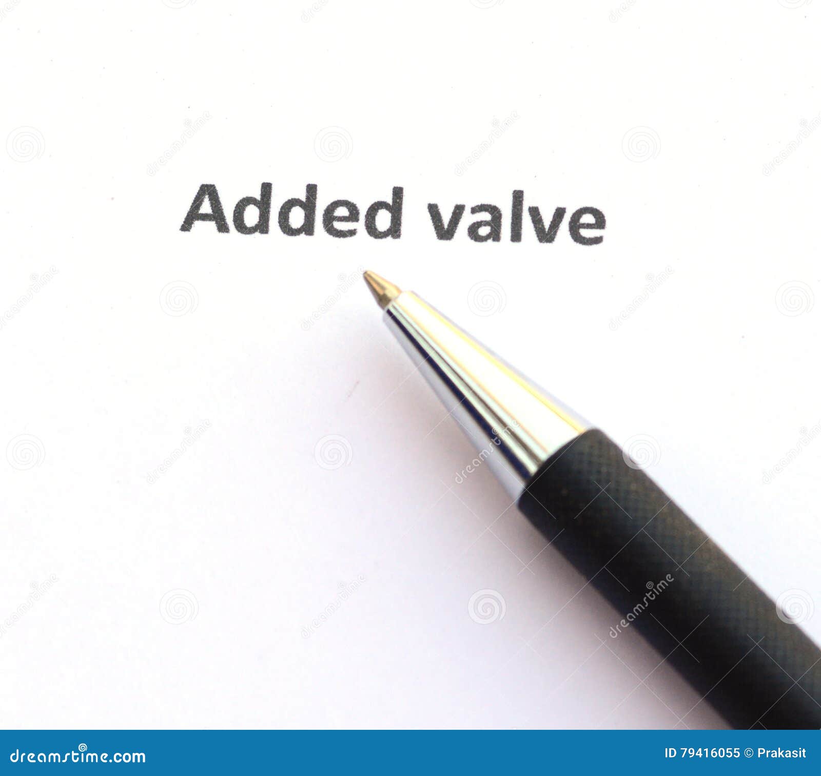 Added valve with pen stock image. Image of apply, site - 79416055