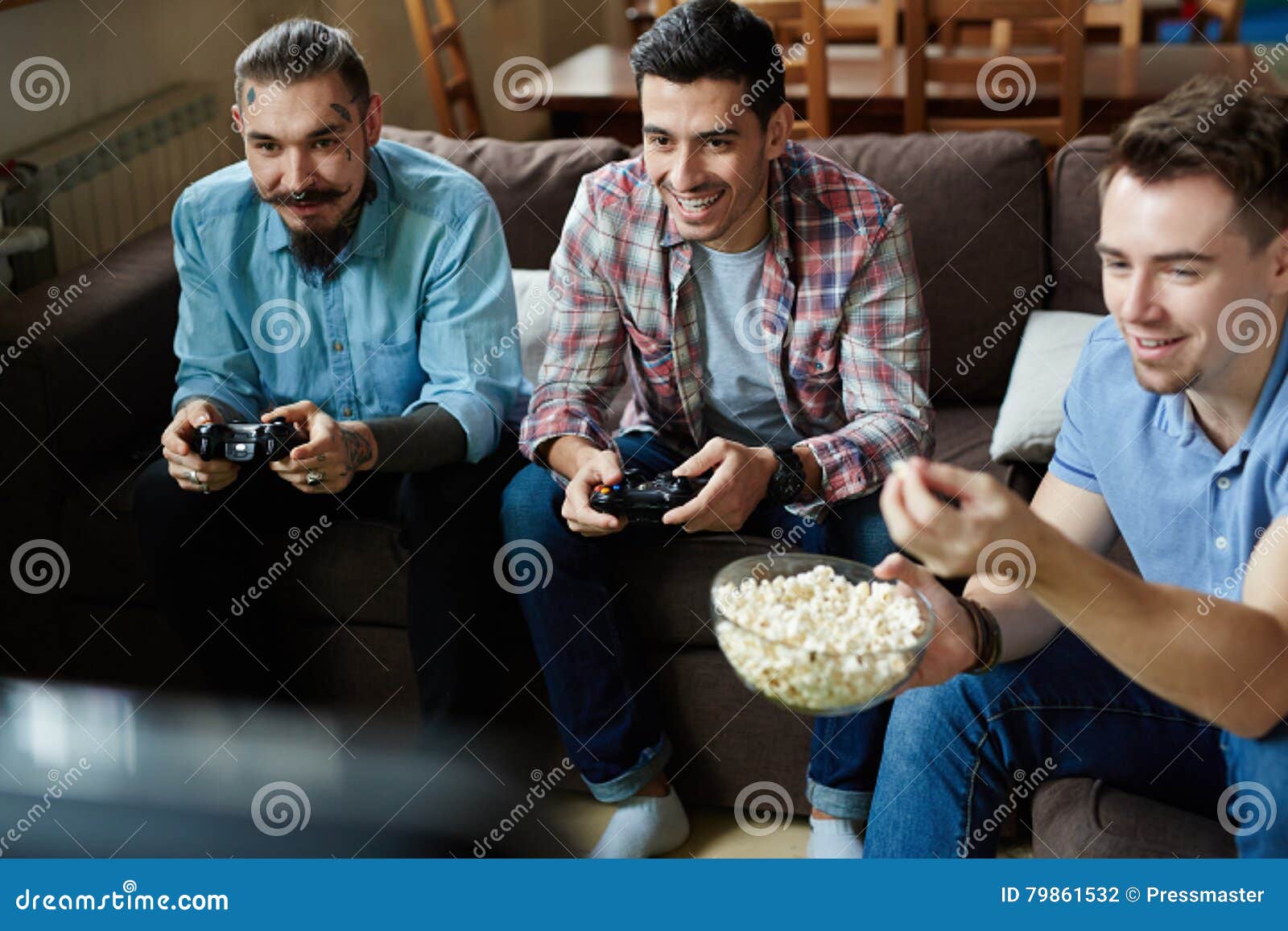 Addicted to gaming stock photo. Image of gamer, console - 79861532