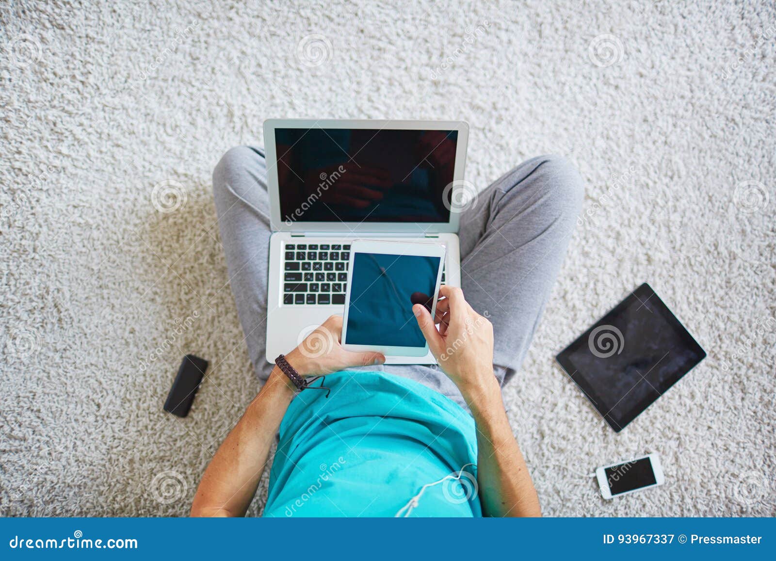 Addicted to technology stock image. Image of carpet, addiction - 93967337