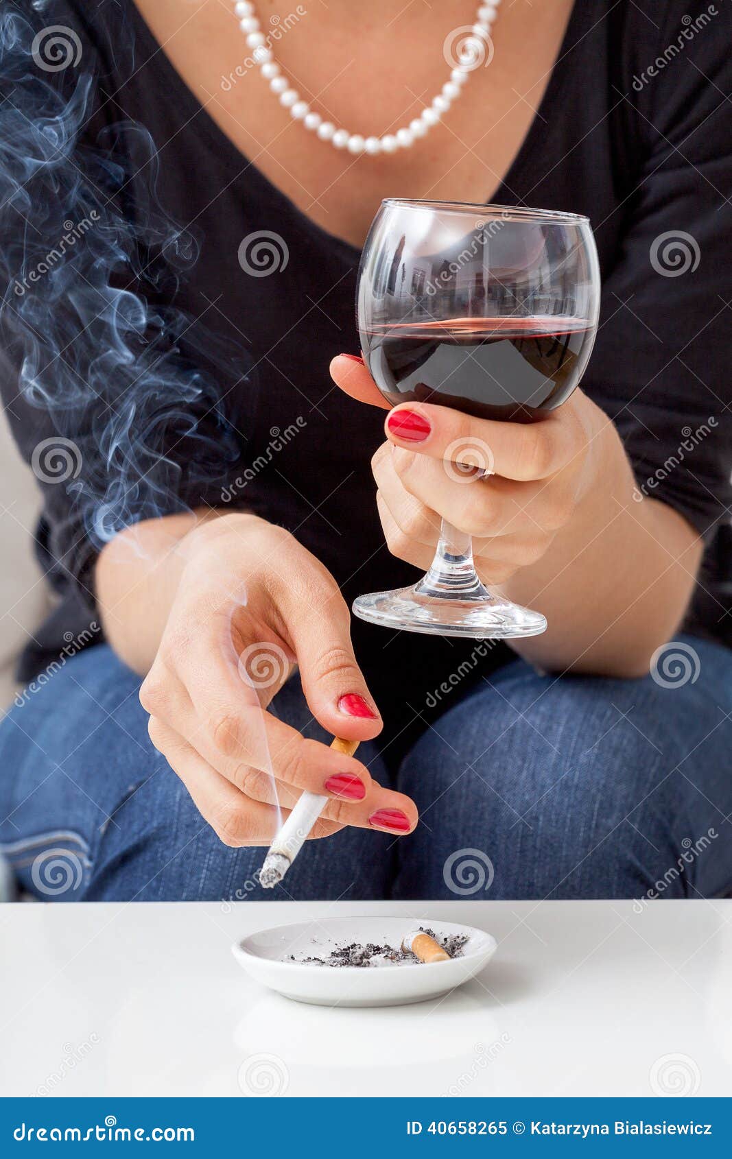 Addicted woman stock image. Image of alcoholic, addict - 40658265