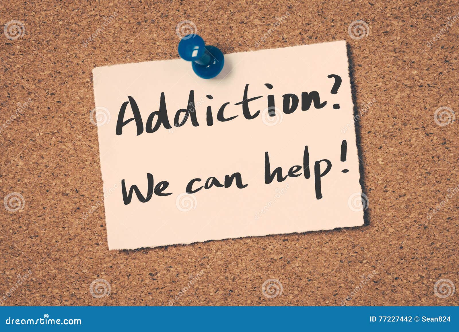 Addiction? we can help! stock photo. Image of addict - 77227442