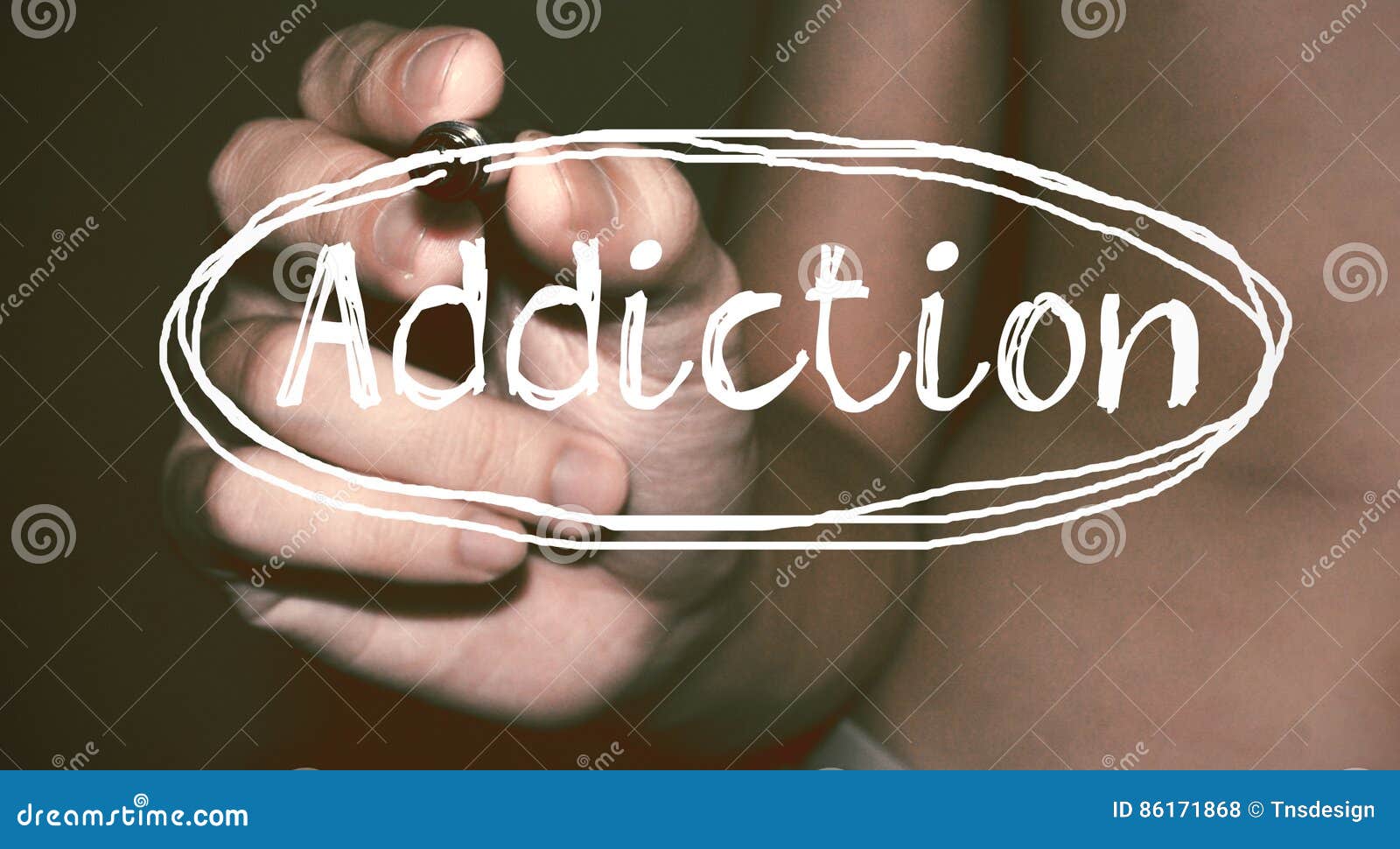 Addiction stock photo. Image of printing, sign, design - 86171868