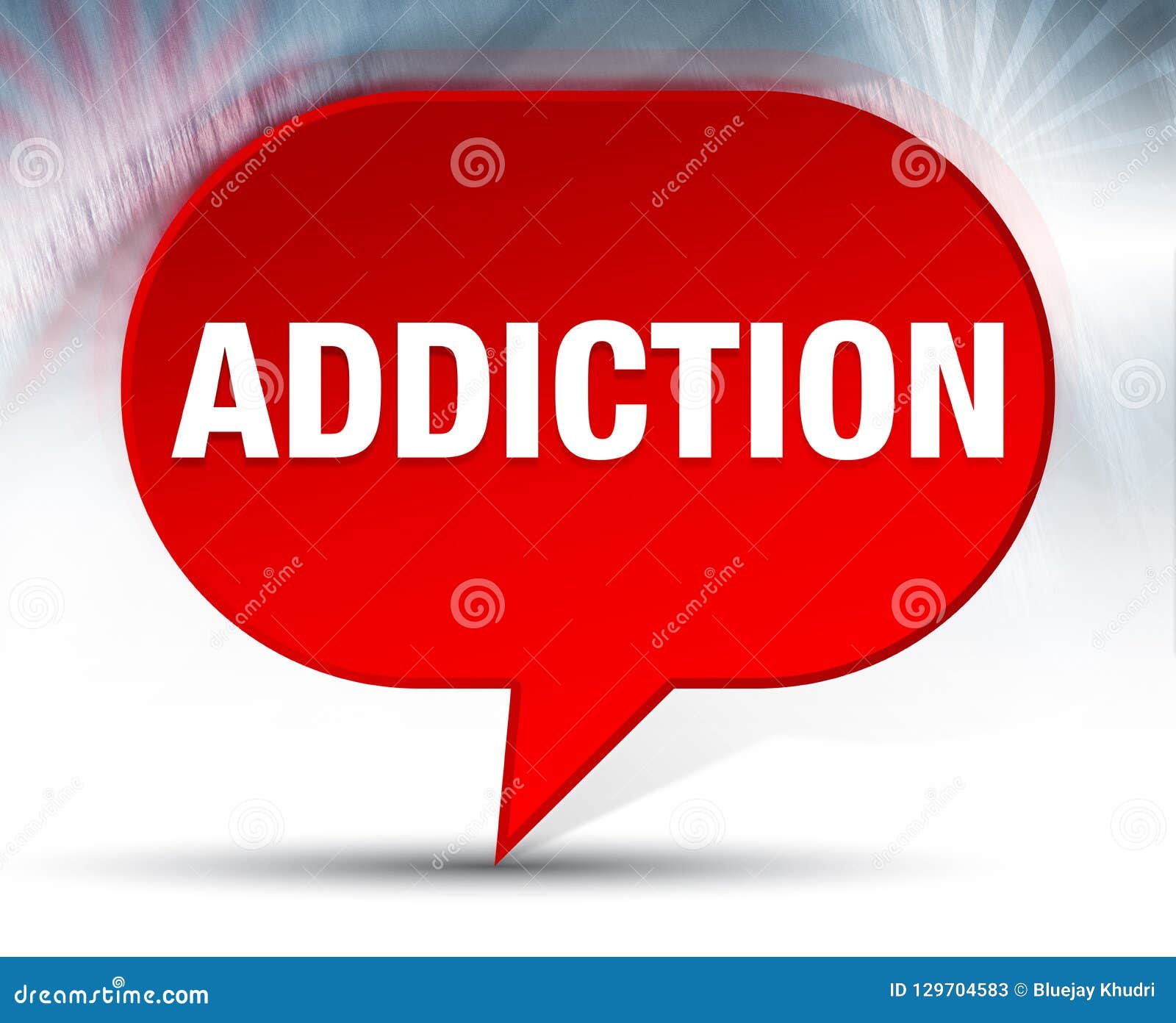 Addiction Red Bubble Background Stock Illustration - Illustration of ...