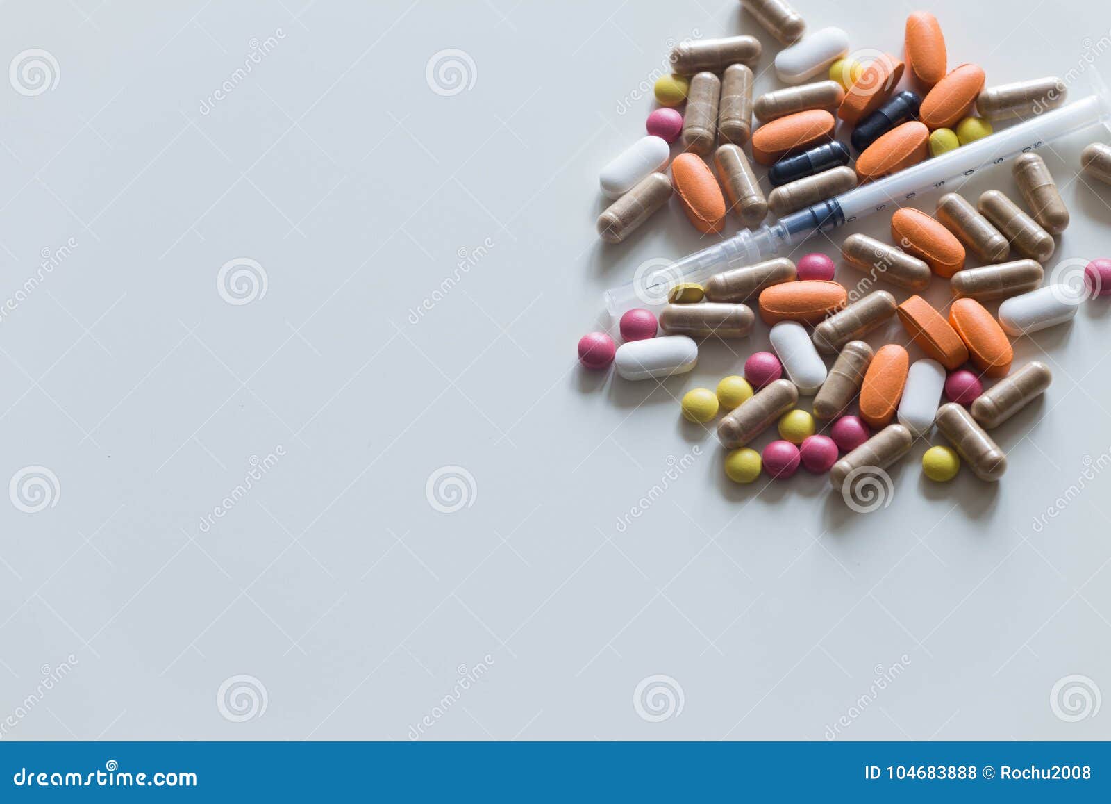 Addiction to tablets stock photo. Image of pills, healthy - 104683888