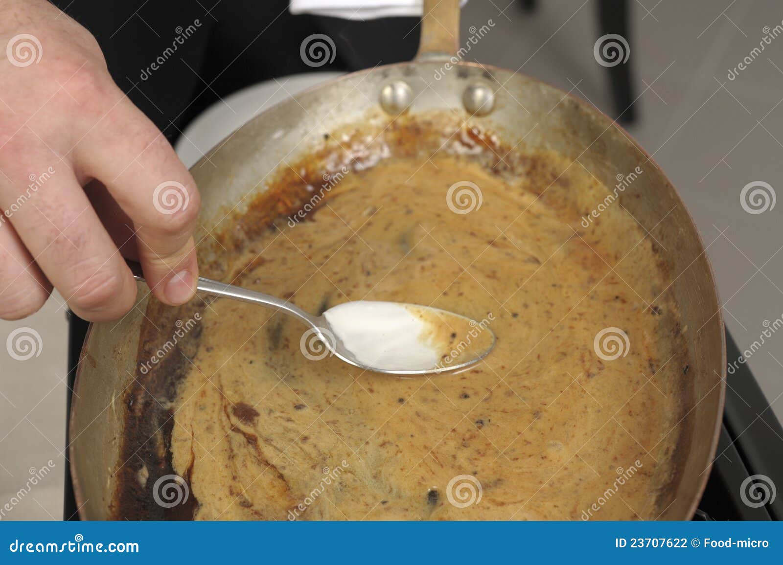 Adding Cream To Frying Pan Stock Photos - Free & Royalty-Free Stock ...