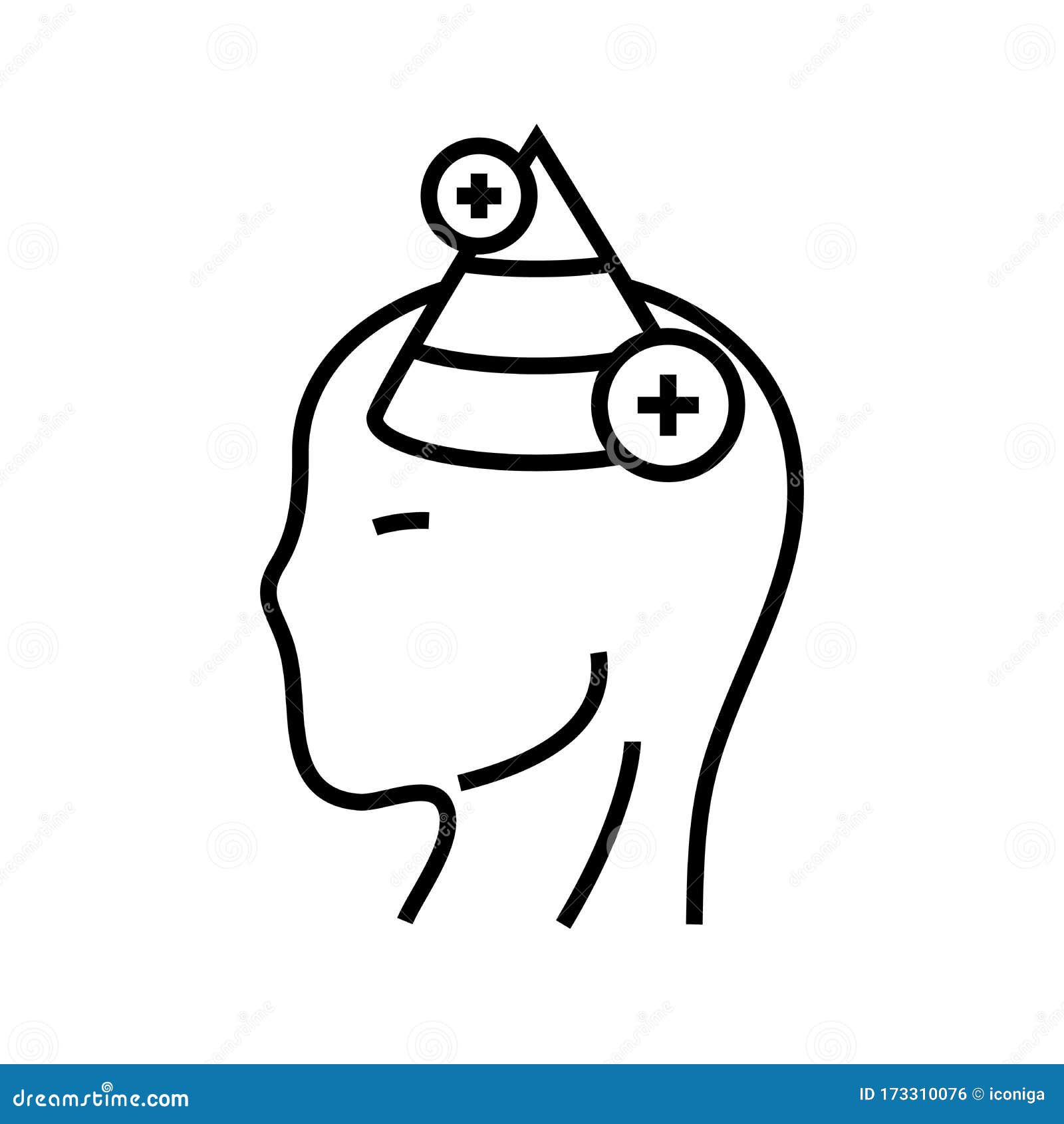 Adding Info Line Icon, Concept Sign, Outline Vector Illustration ...