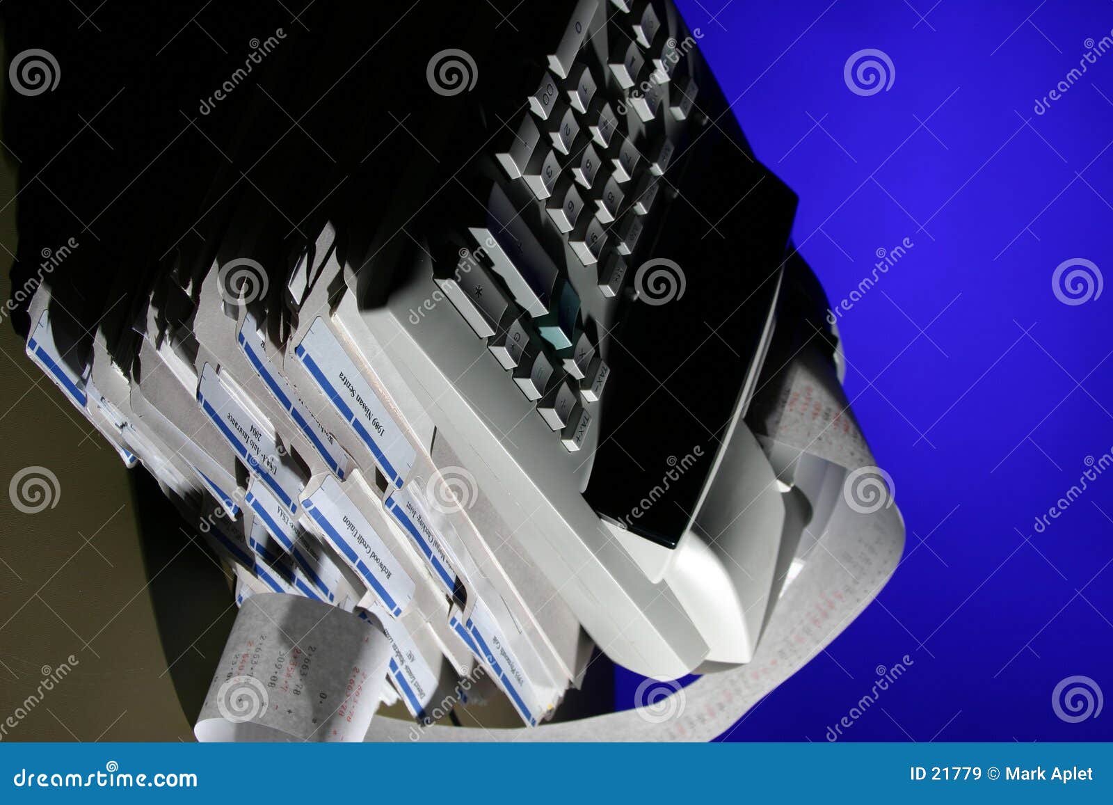 Adding machine stock image. Image of machine, accounting - 21779