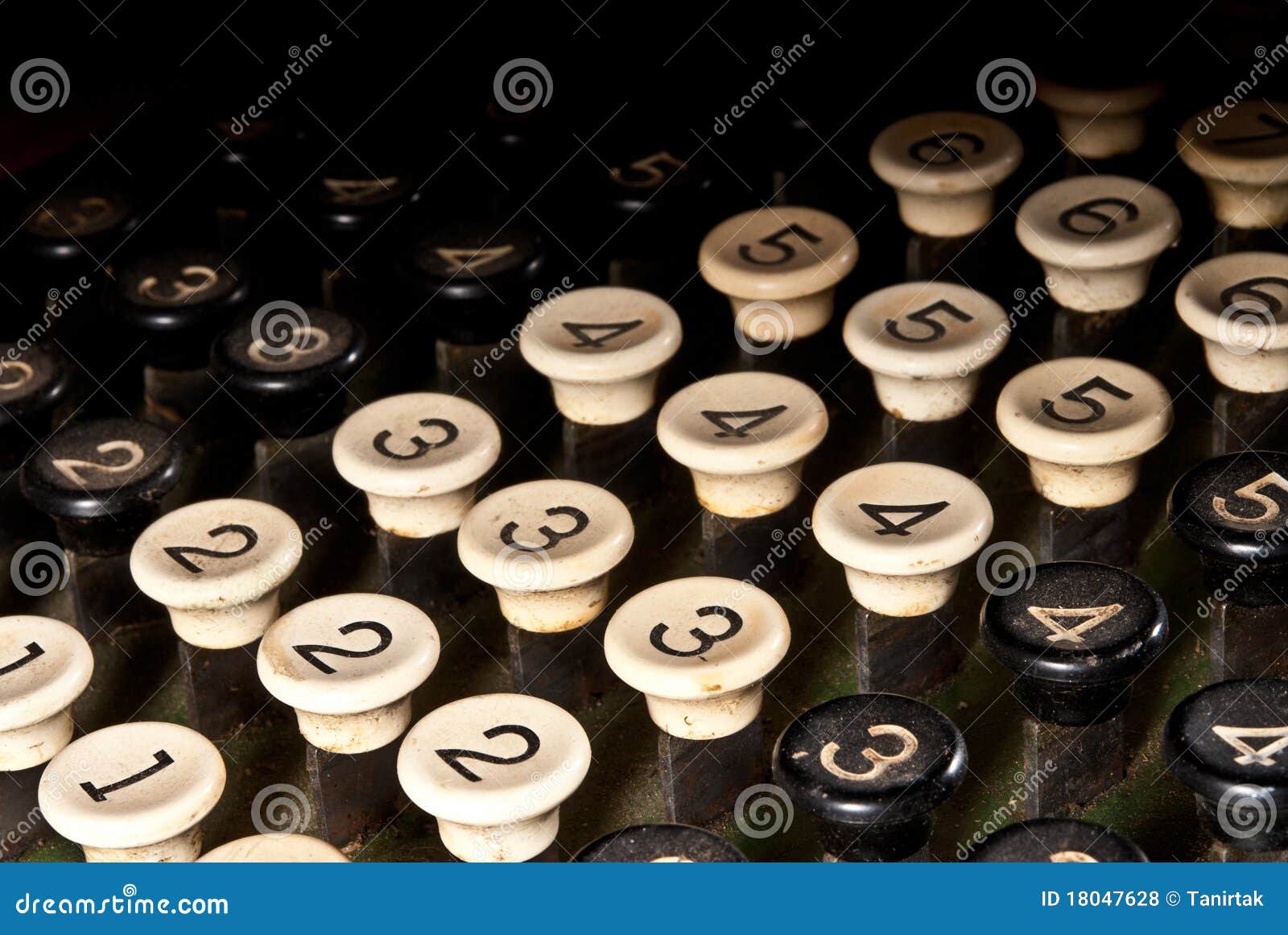 Adding Machine Keys stock photo. Image of antique, mechanical - 18047628