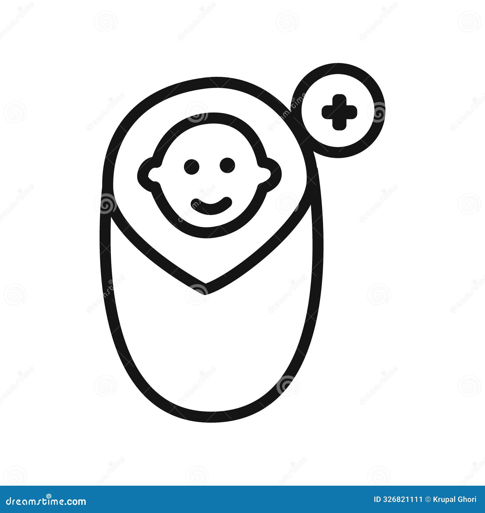 Adding a New Birth Icon Linear Vector Graphics Sign Stock Vector ... Adding a New Birth Icon Linear Vector Graphics Sign Stock Vector ...
