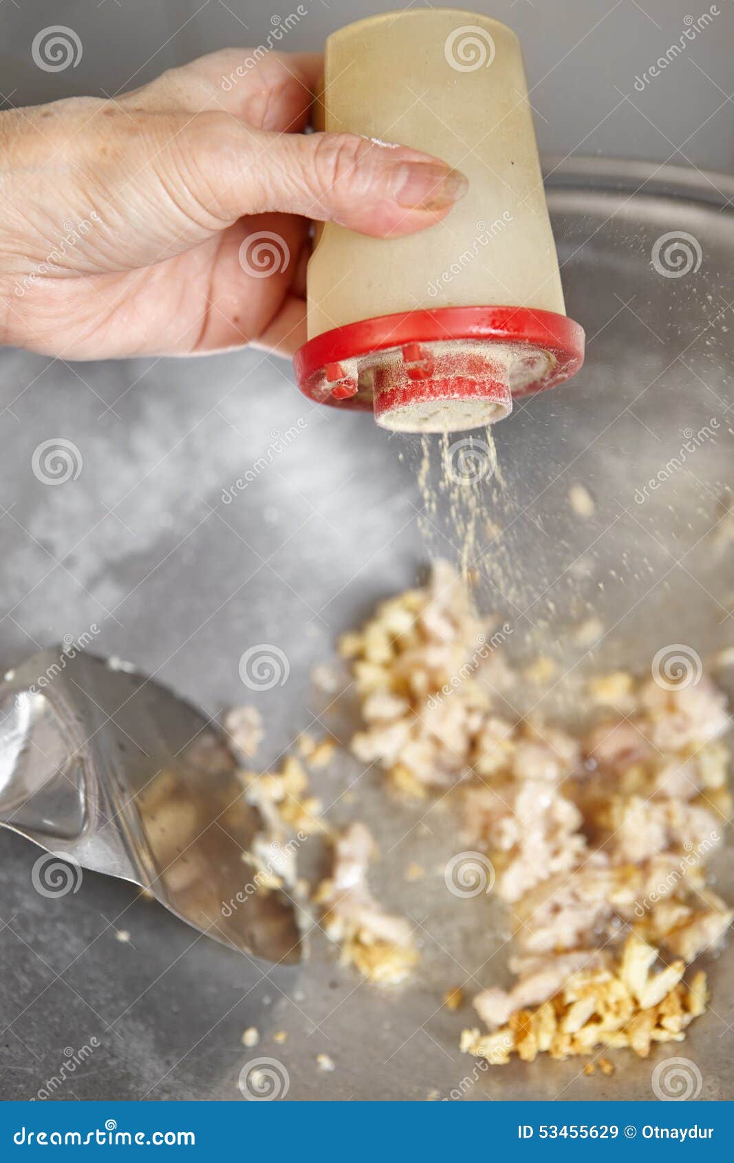 Adding pepper stock image. Image of meal, close, cook - 53455629