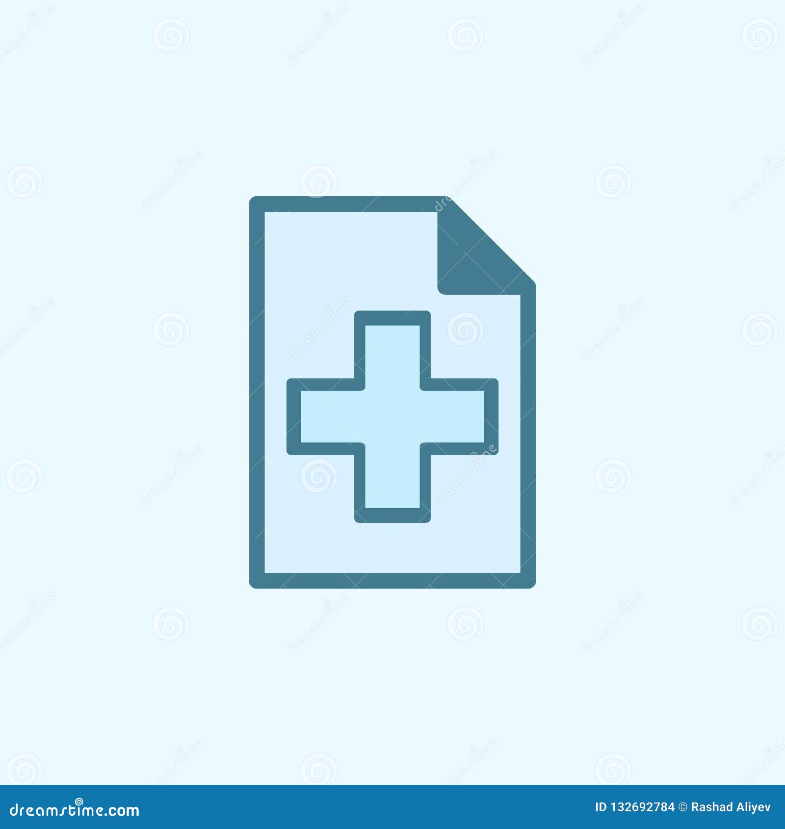 Adding a Sheet Field Outline Icon. Element of 2 Color Simple Icon Stock ...