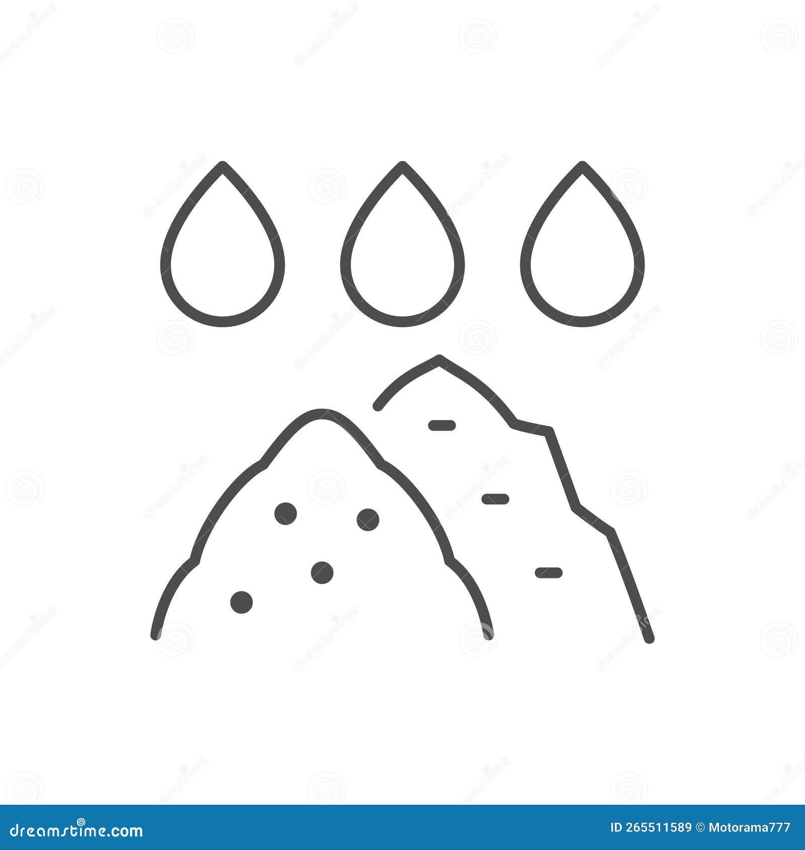 Adding Water To Mix Line Icon Stock Vector - Illustration of cooking ...