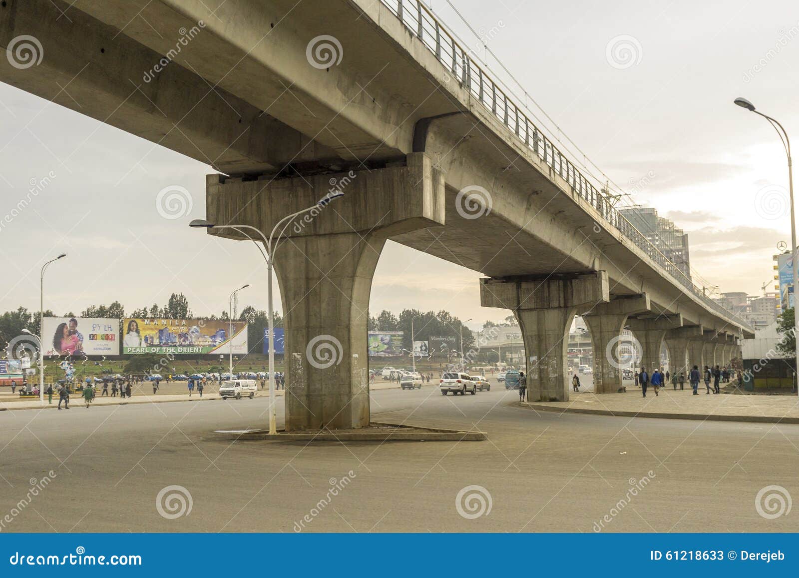 Addis Ababa Light Rail System Editorial Stock Photo - Image of africa ...