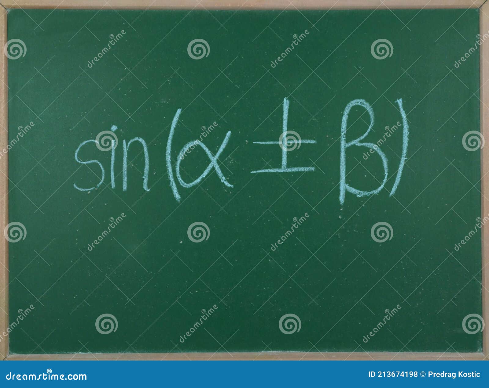 Addition formulas. stock photo. Image of advertising - 213674198