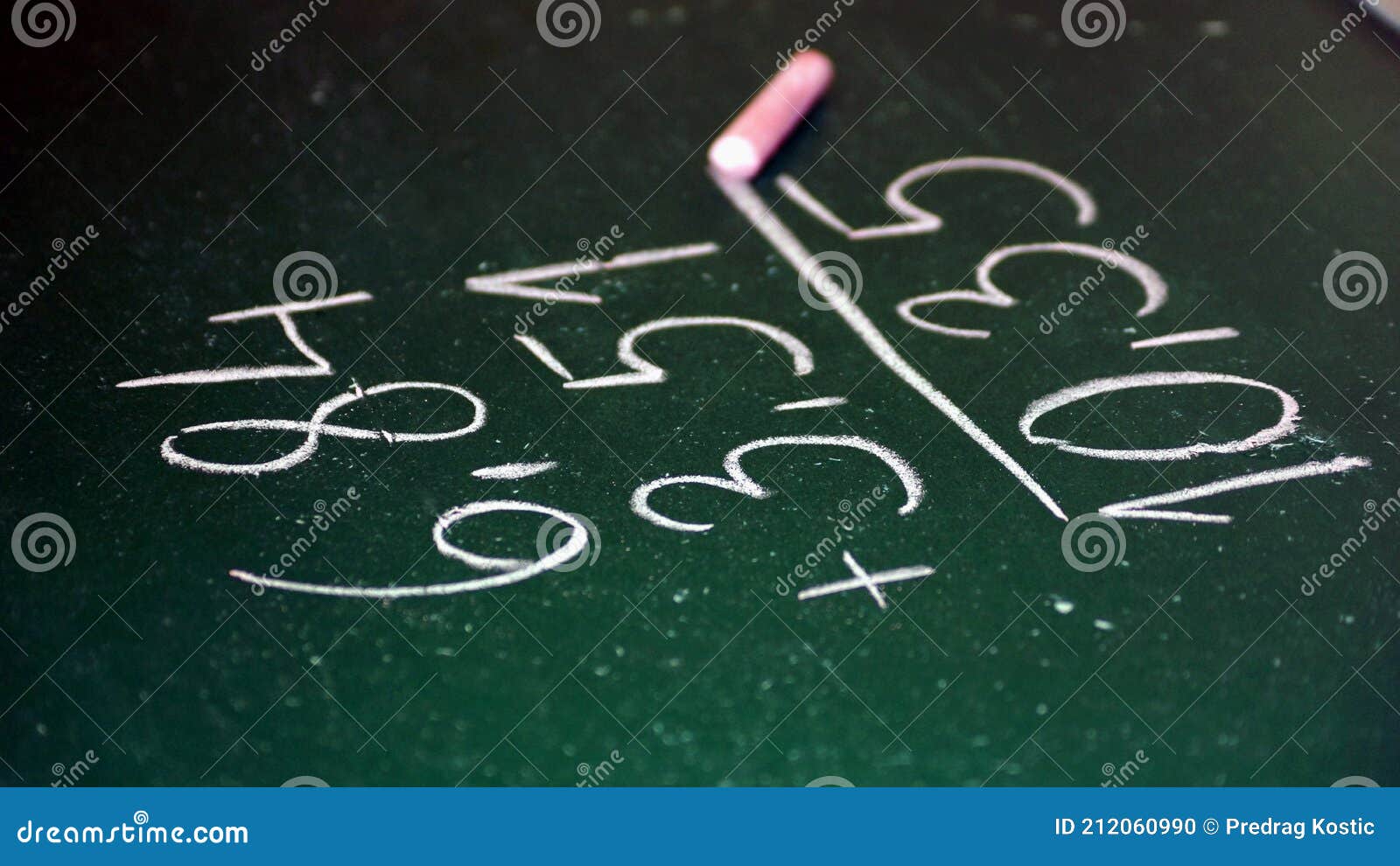 Addition Of Numbers With Decimal Notation. Royalty-Free Stock Photo ...