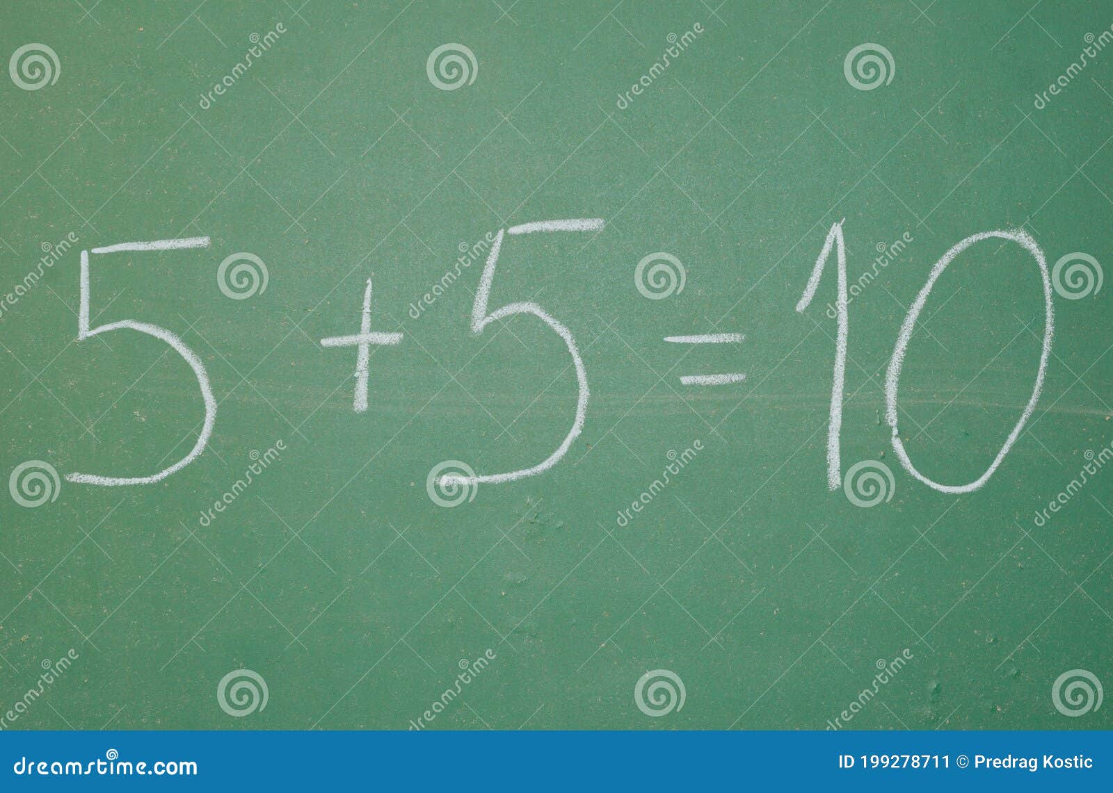 Addition Of Numbers With Decimal Notation. Royalty-Free Stock Photo ...