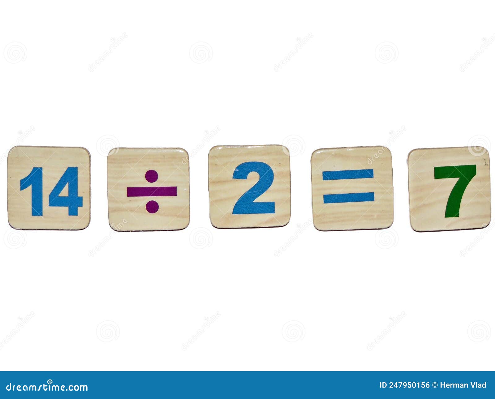 Addition Operation with Colored Numbers - Mathematics Stock Photo ...