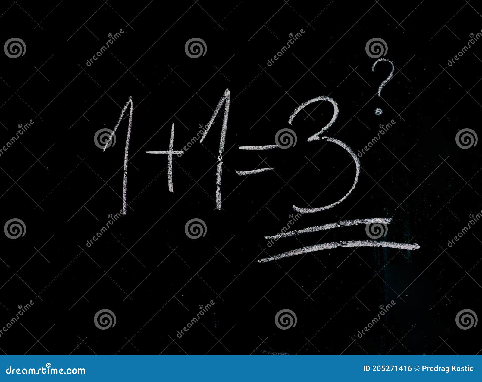 Addition Operation in Mathematics, is the Result Correct? Stock Photo ...