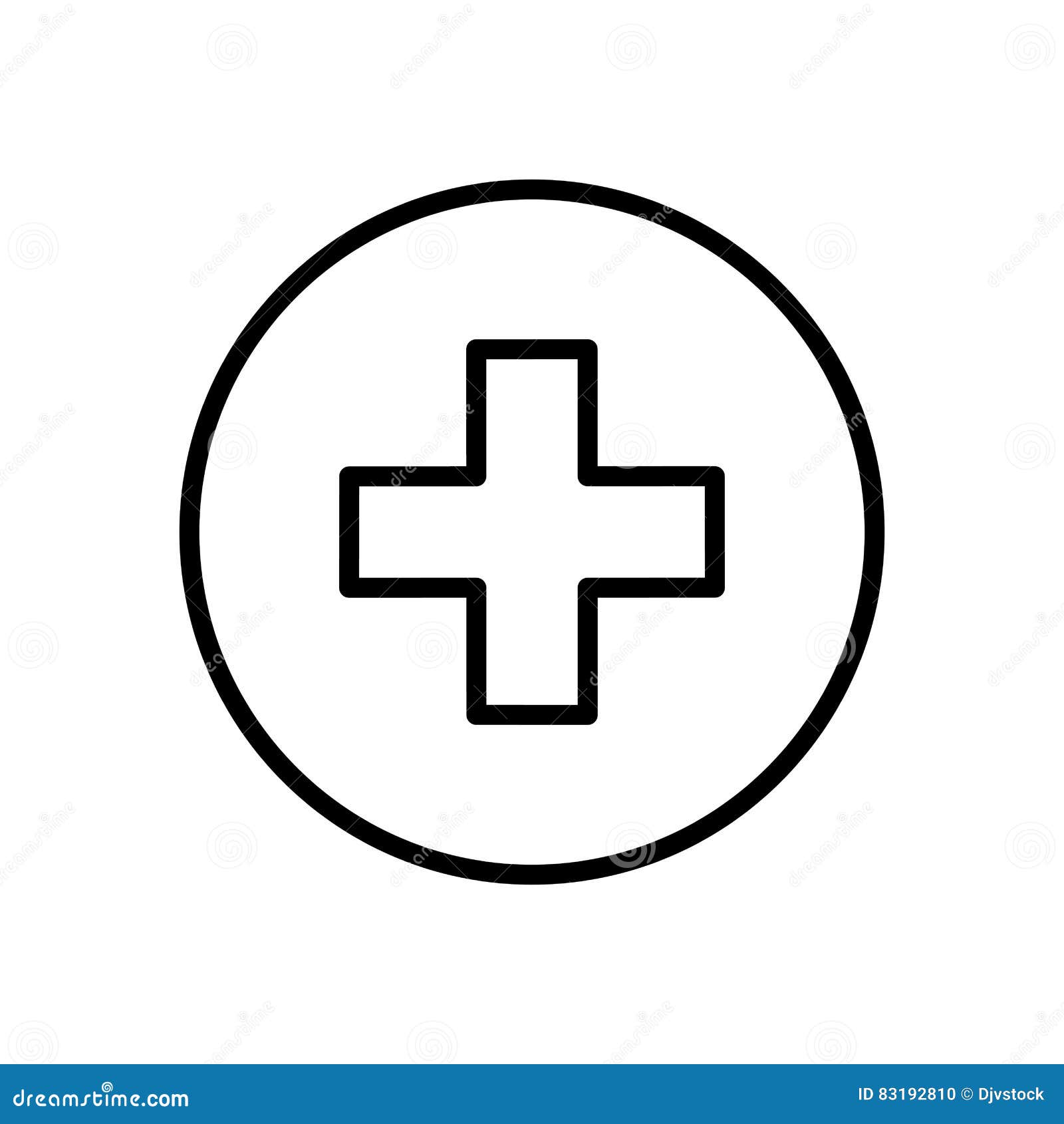 Addition plus sign stock illustration. Illustration of website - 83192810