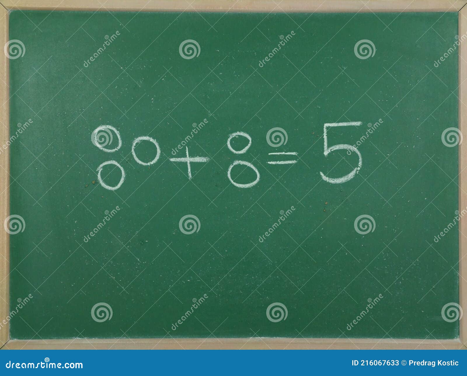 Addition of Small Numbers in Mathematics Stock Image - Image of ...