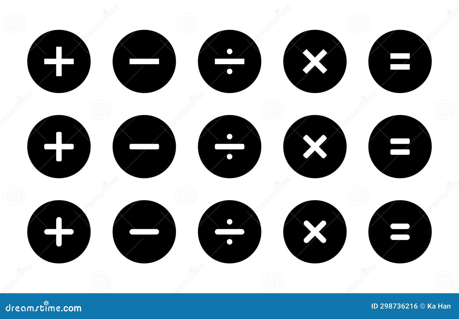 Addition, Subtraction, Division, Multiplication, and Equality Icon ... Addition, Subtraction, Division, Multiplication, and Equality Icon ...