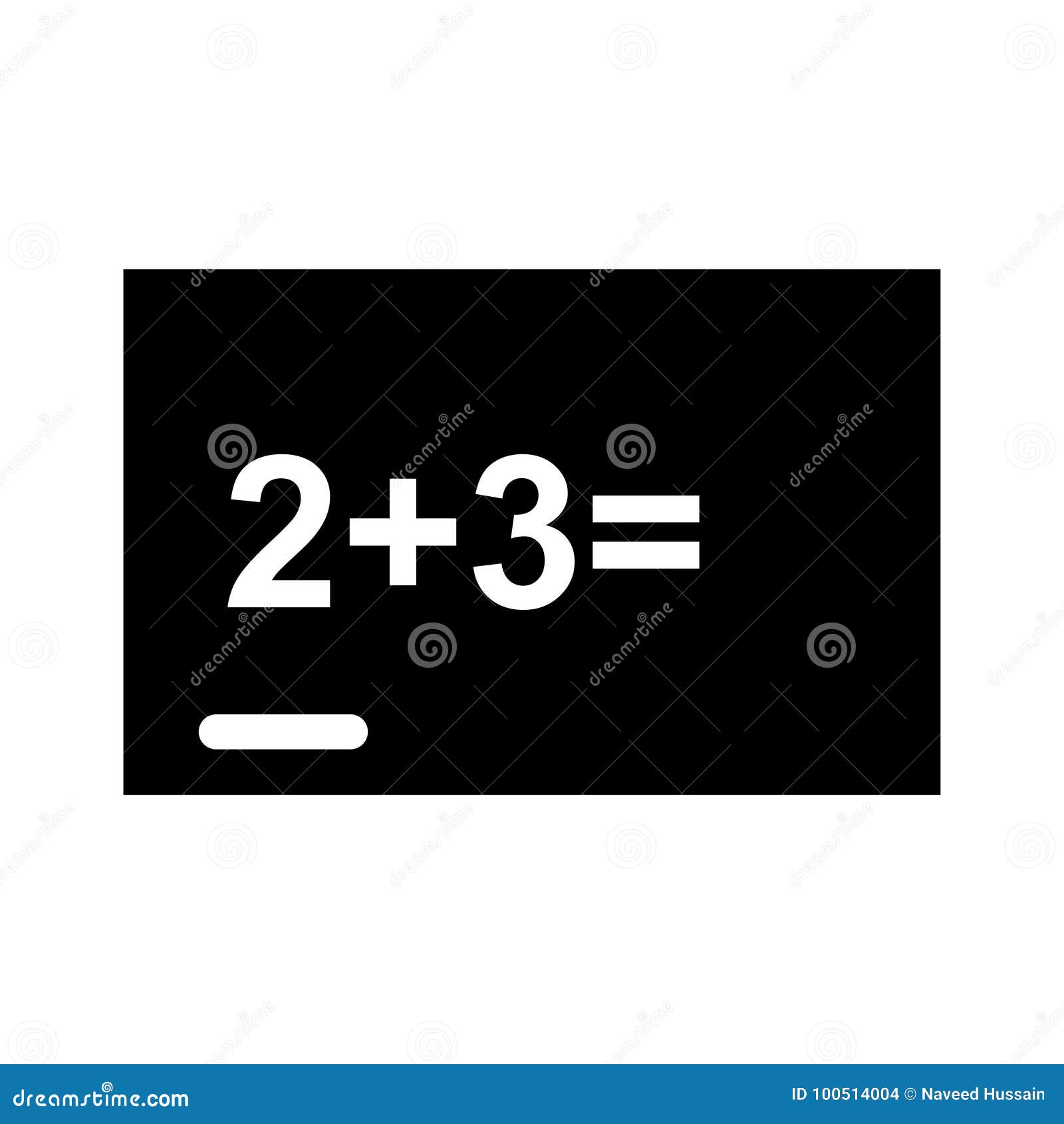 Addition sum icon stock illustration. Illustration of glyph - 100514004