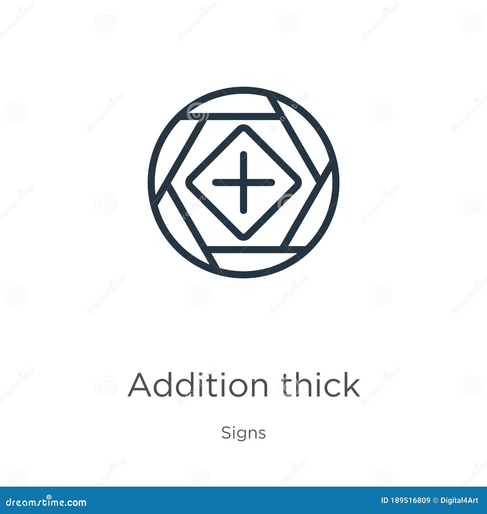 Addition Sign Outline