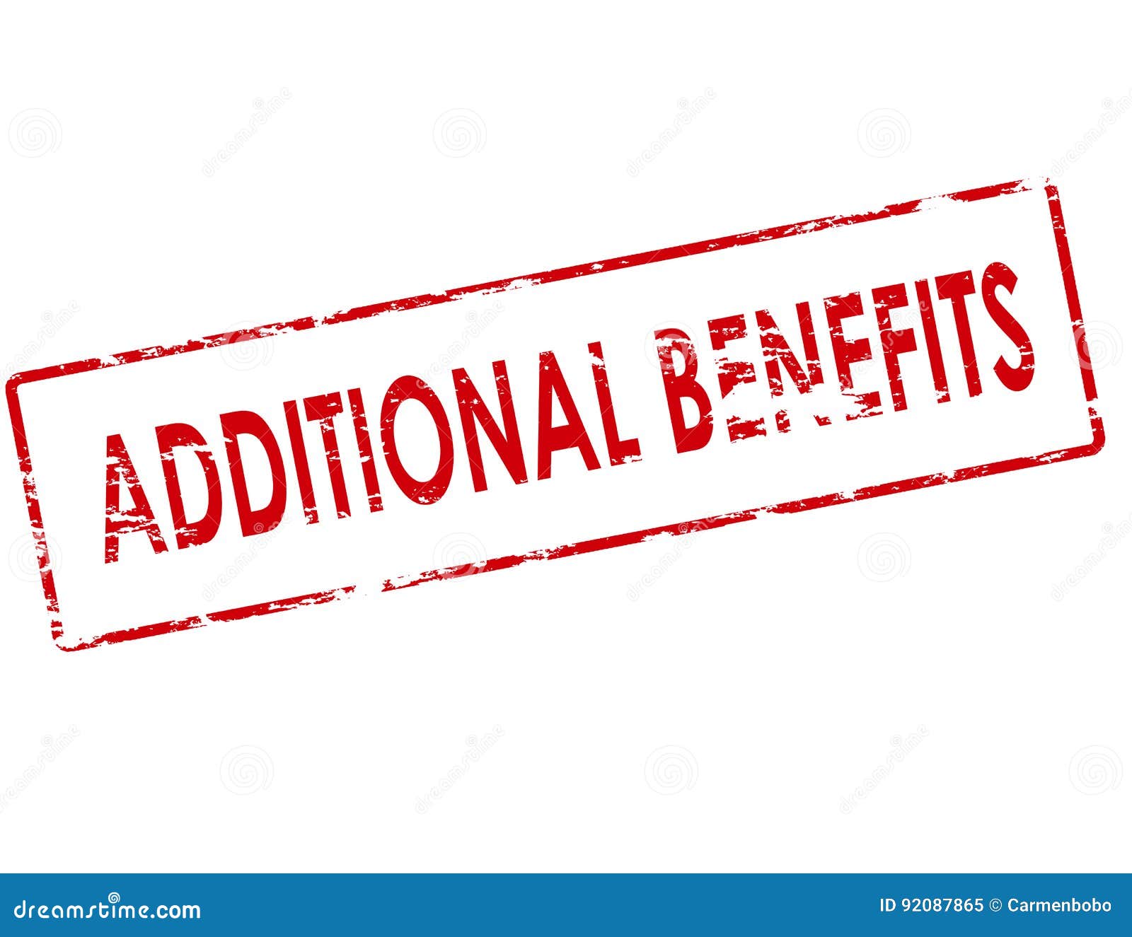 Additional benefits stock illustration. Illustration of supplemental ...
