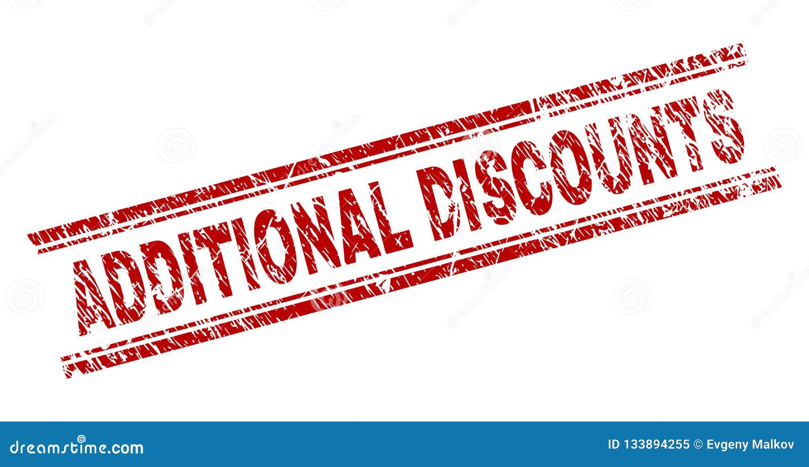 Grunge Textured ADDITIONAL DISCOUNTS Stamp Seal Stock Vector ...