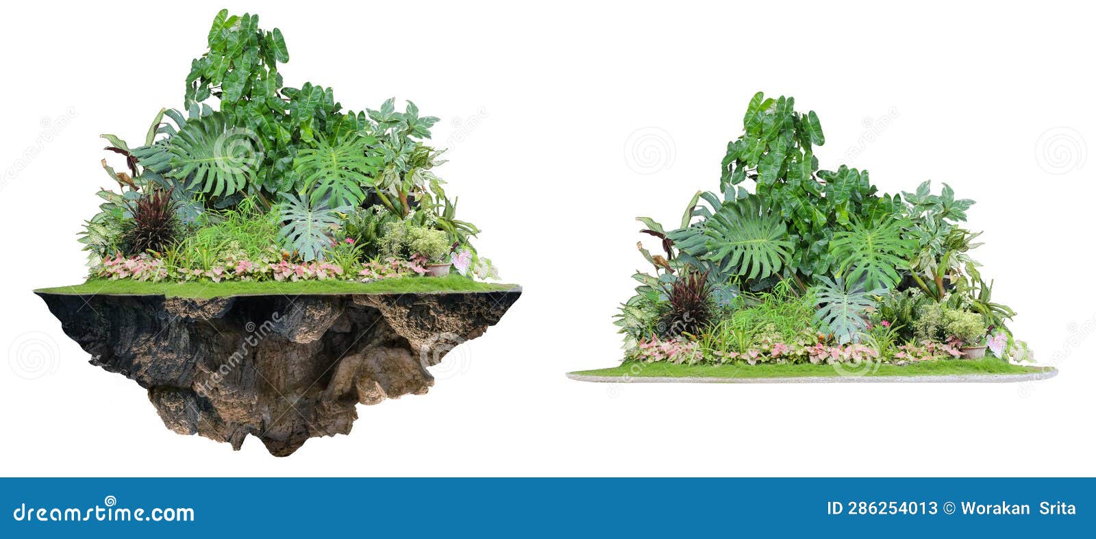 Additional Edited Front Garden for Use As Raw Materials in Graphic ...