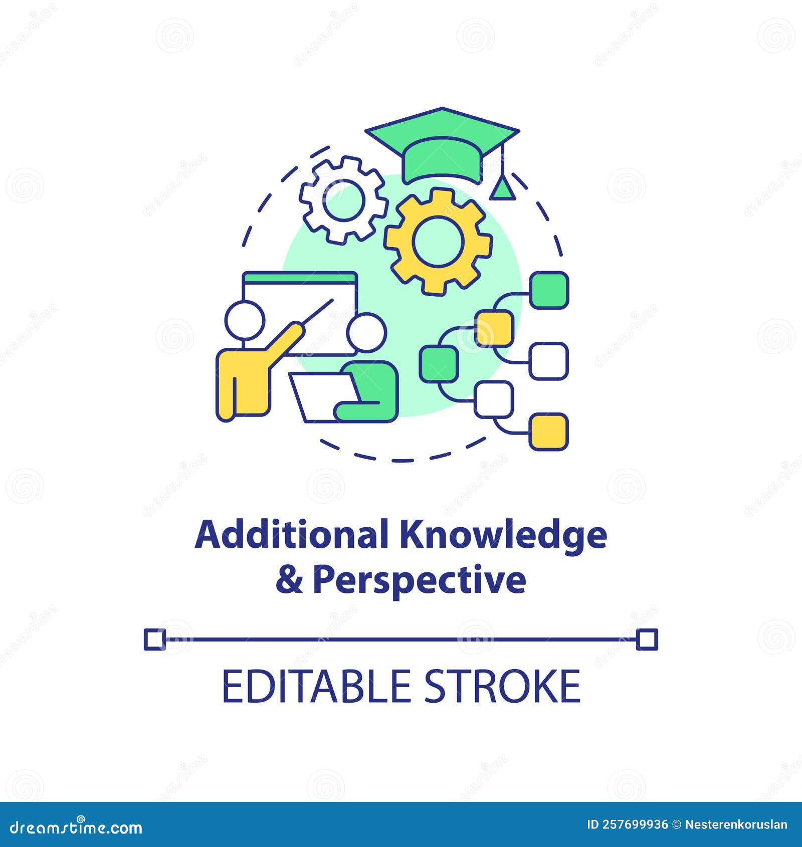 Additional Knowledge and Perspective Concept Icon Stock Vector ... Additional Knowledge and Perspective Concept Icon Stock Vector ...