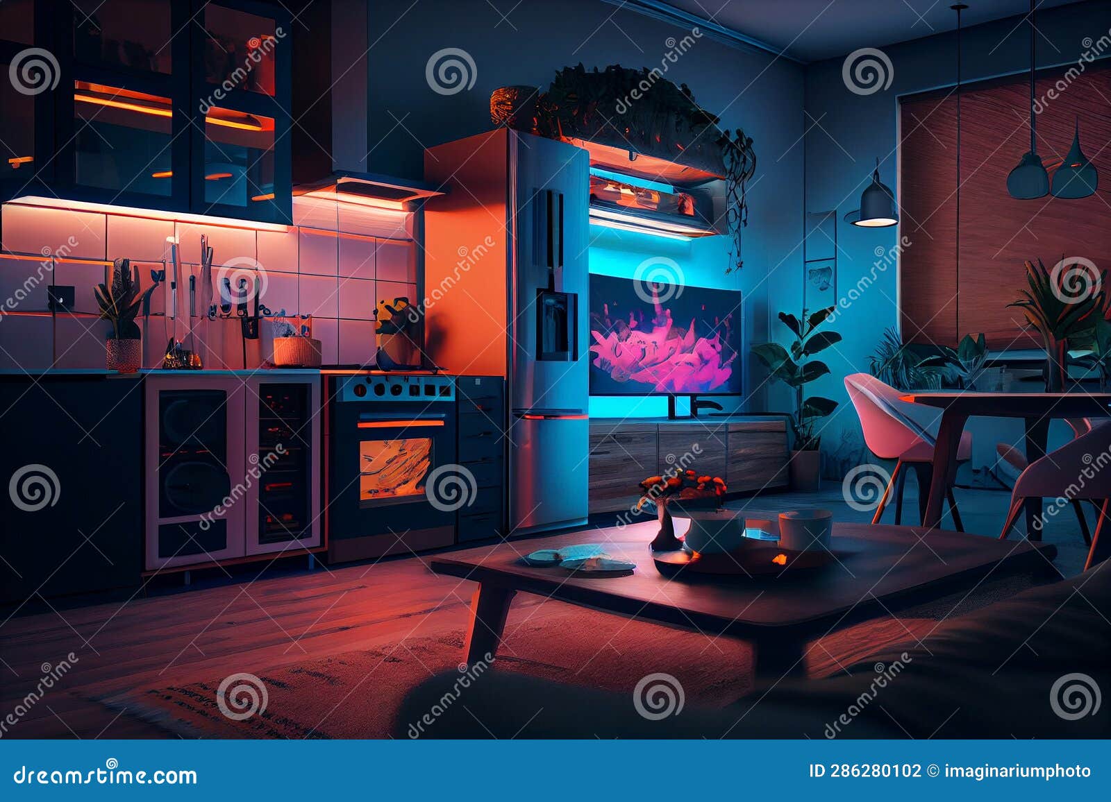 Additional Lighting in the Kitchen with Flexible LED Neon Stock ...