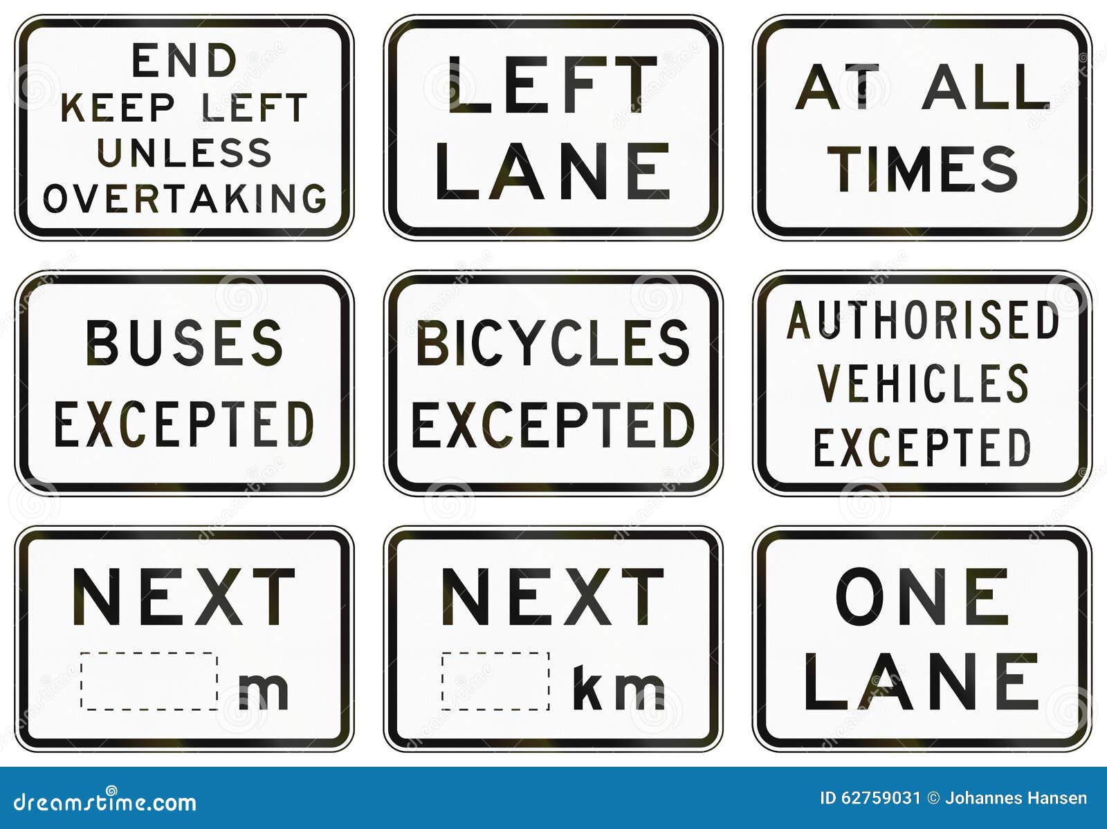 Additional Signs in Australia Stock Illustration - Illustration of ...